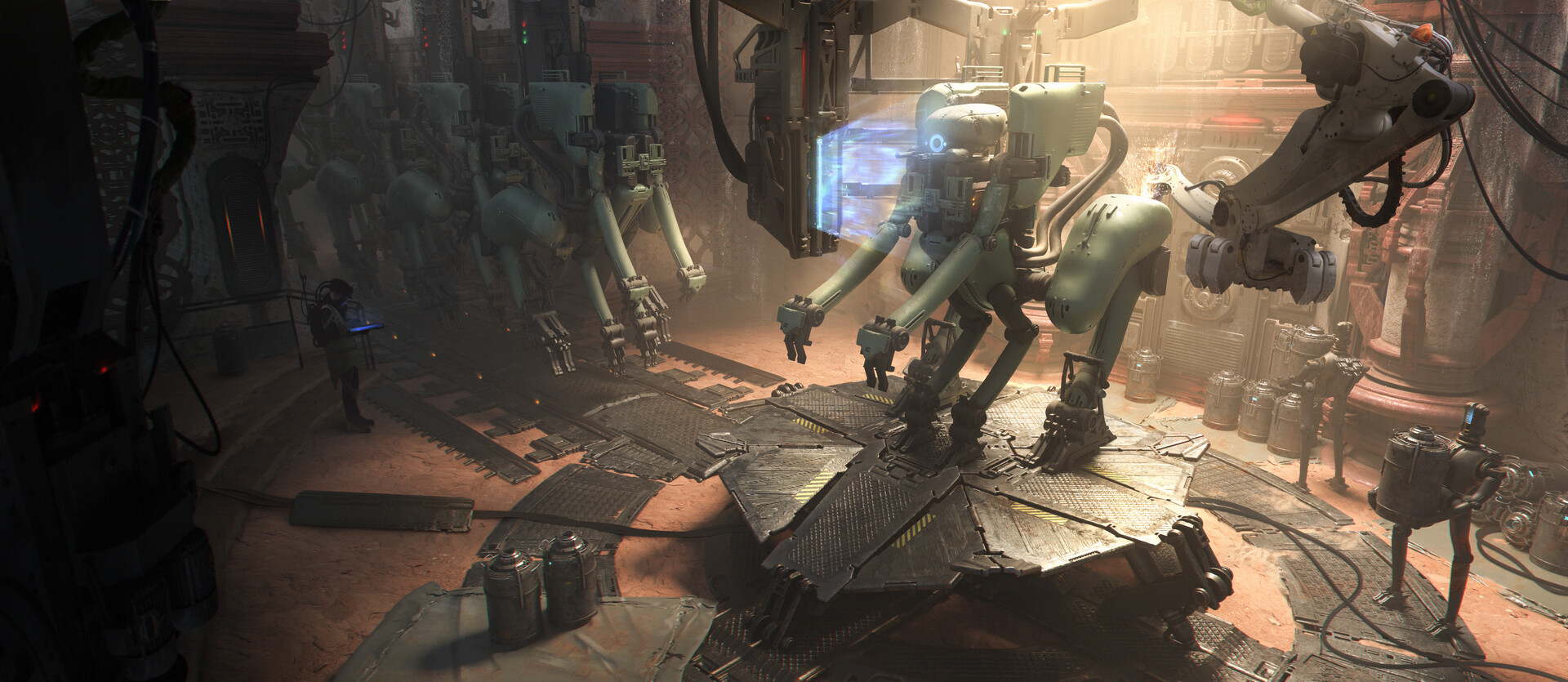 ArtStation - Khazuk's Sanctuary - Unit Operation Room