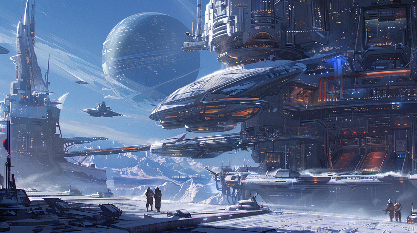 ArtStation - +310 Various Sci-fi Environment Concept (4k)