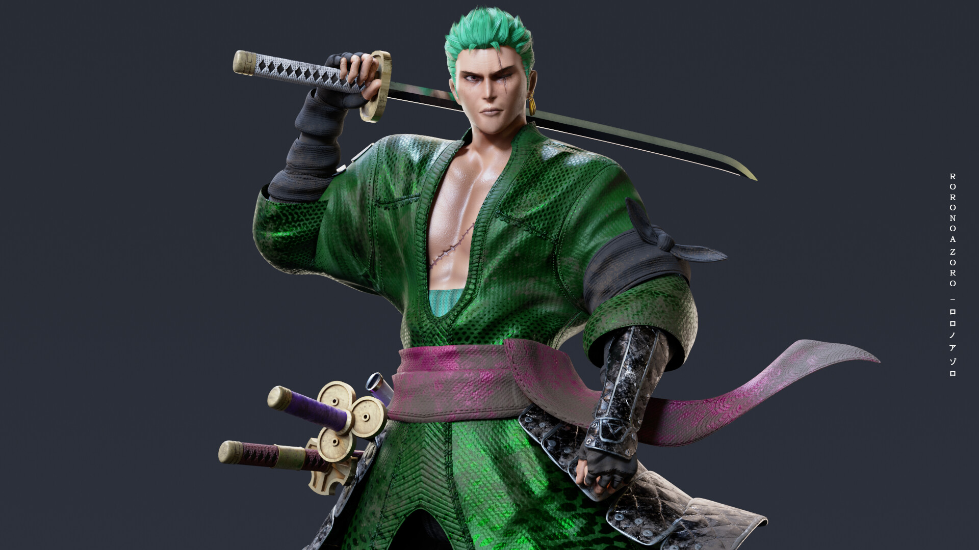 ArtStation - Roronoa Zoro - One Piece