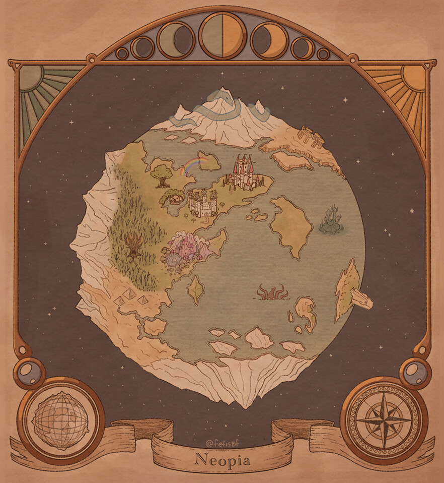 Fefisbf - Neopets Map Fanart
