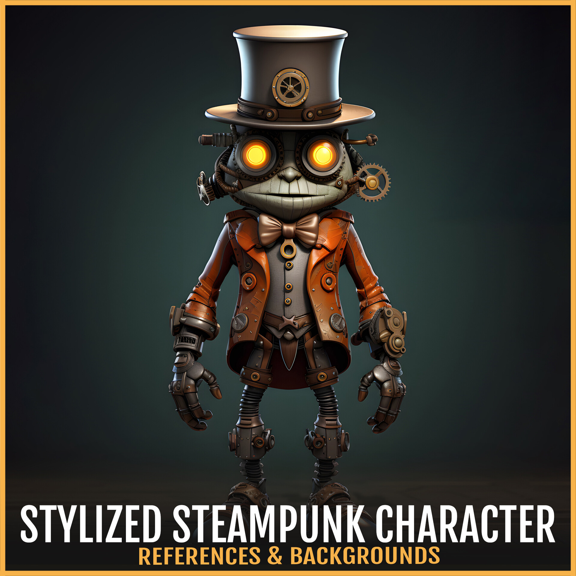 ArtStation - 303 Stylized Steampunk Character VOL74