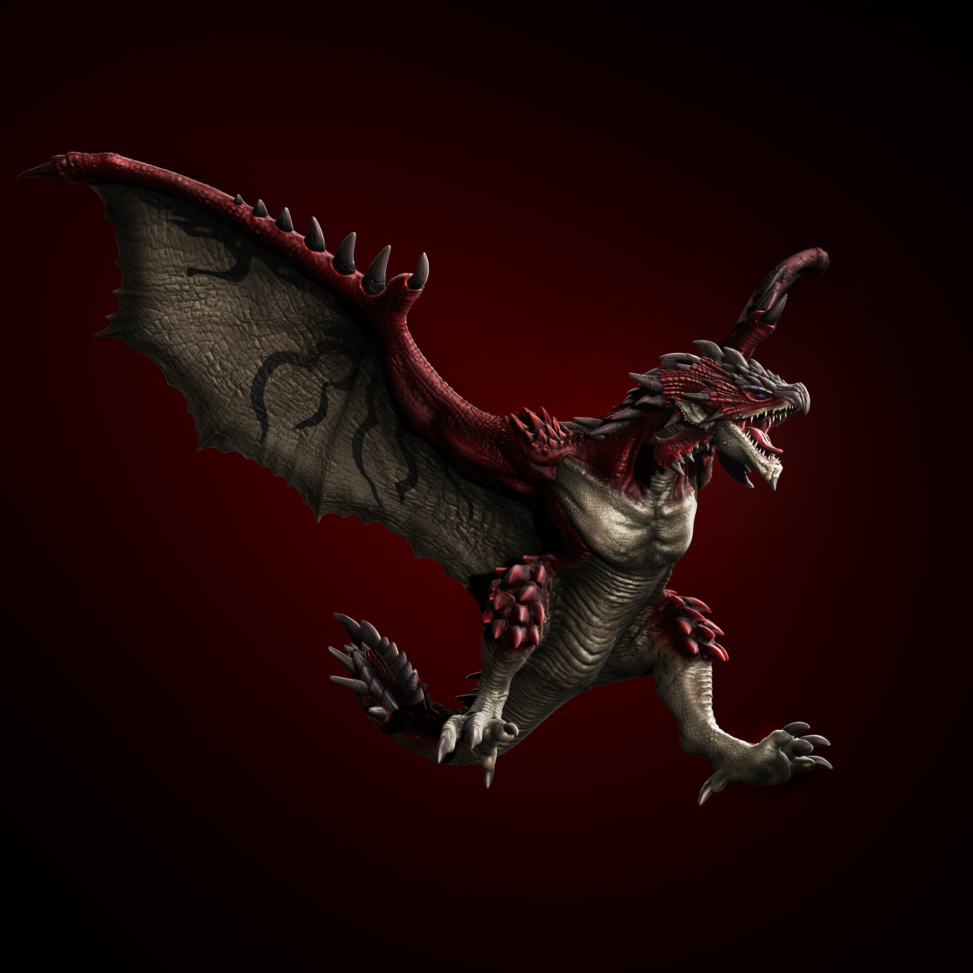 ArtStation - Rathalos from monster hunter