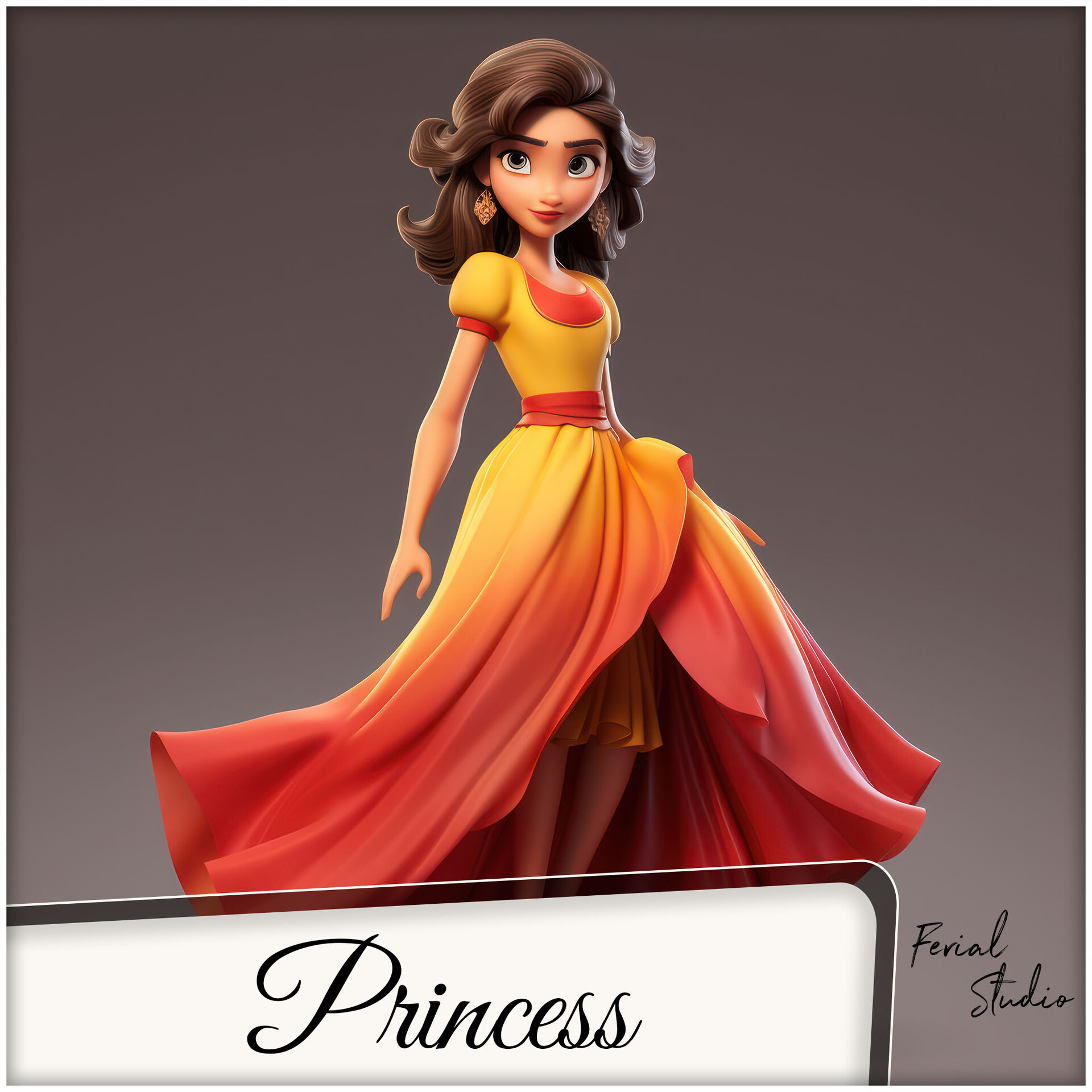 ArtStation - 🔹410 Princess Cartoon Character Reference Image Pack v.6 |4K|