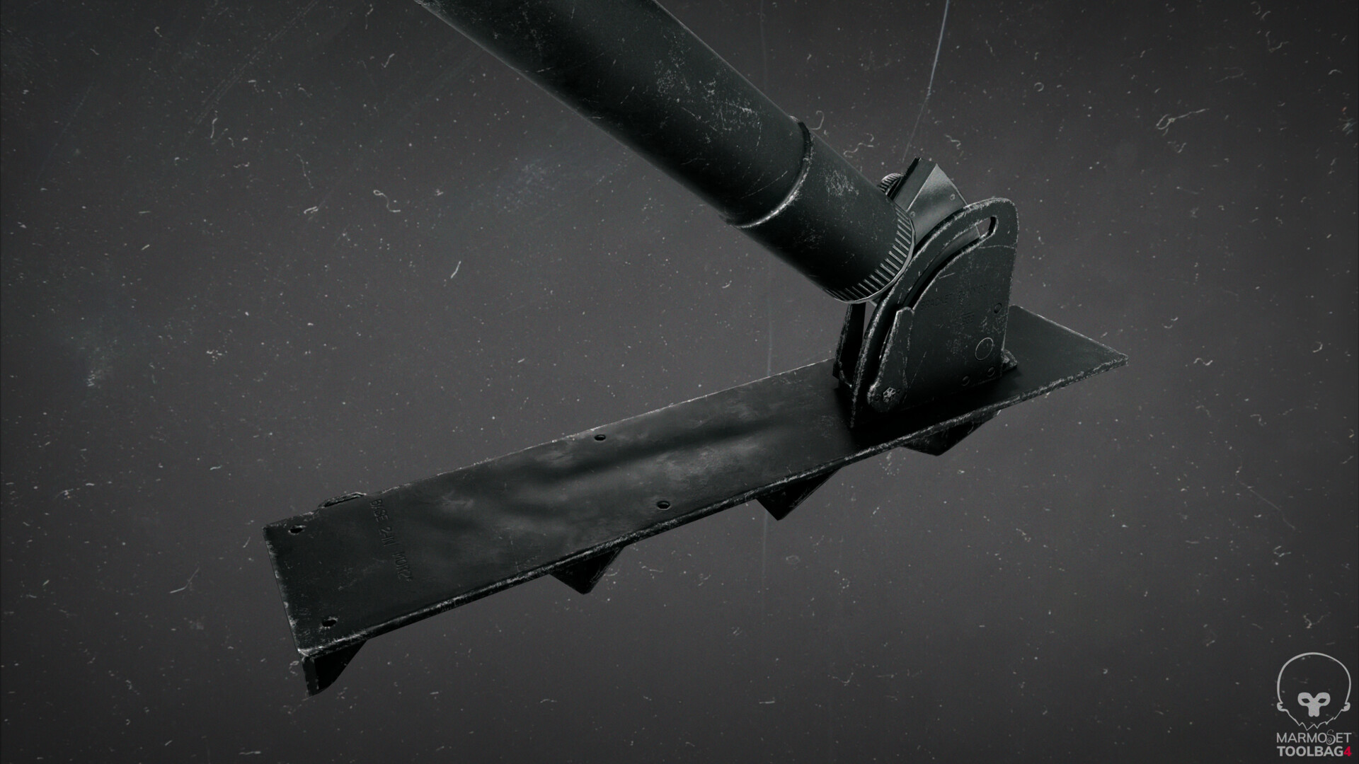 ArtStation - British Two-inch mortar Mk II