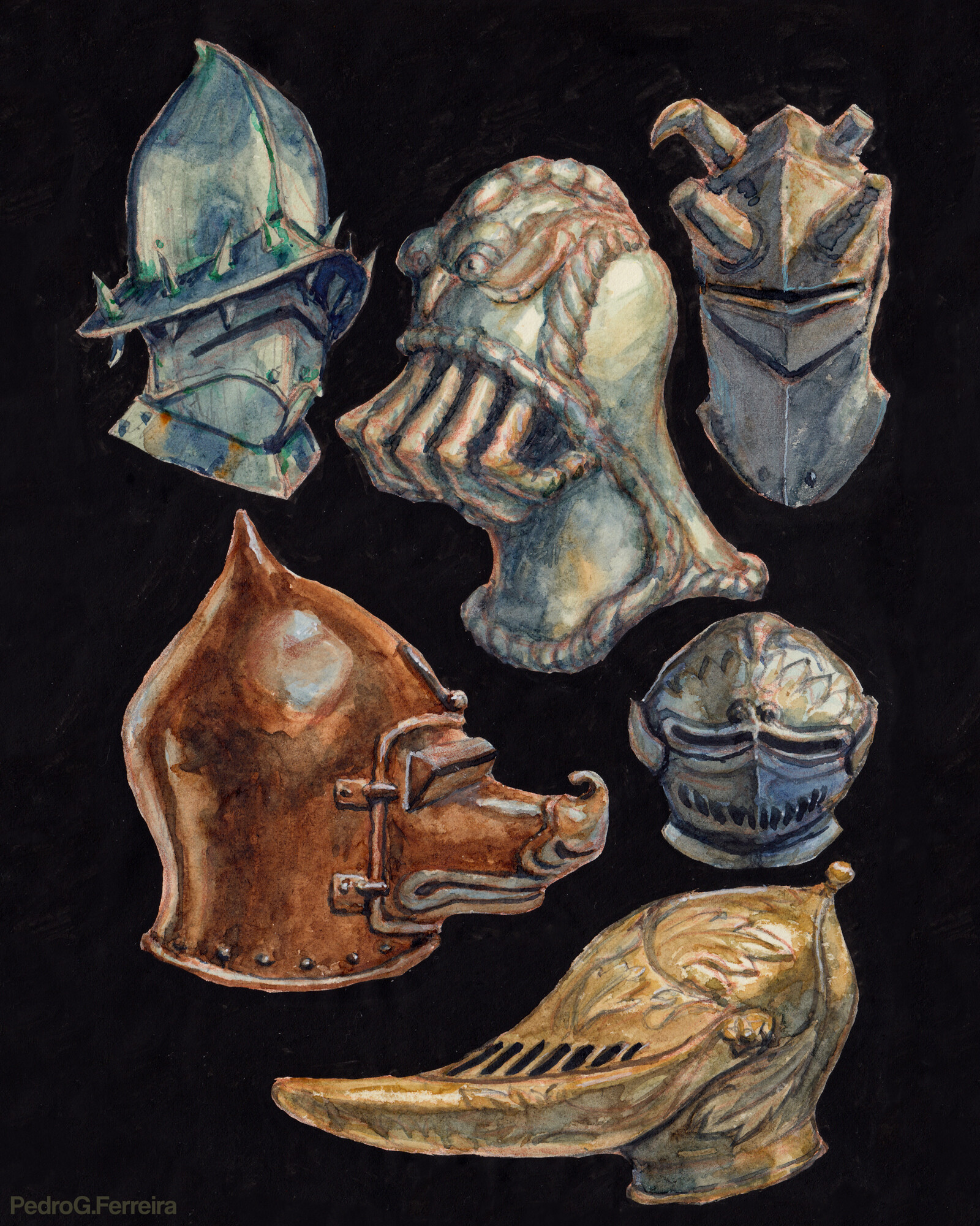ArtStation - Helmet designs