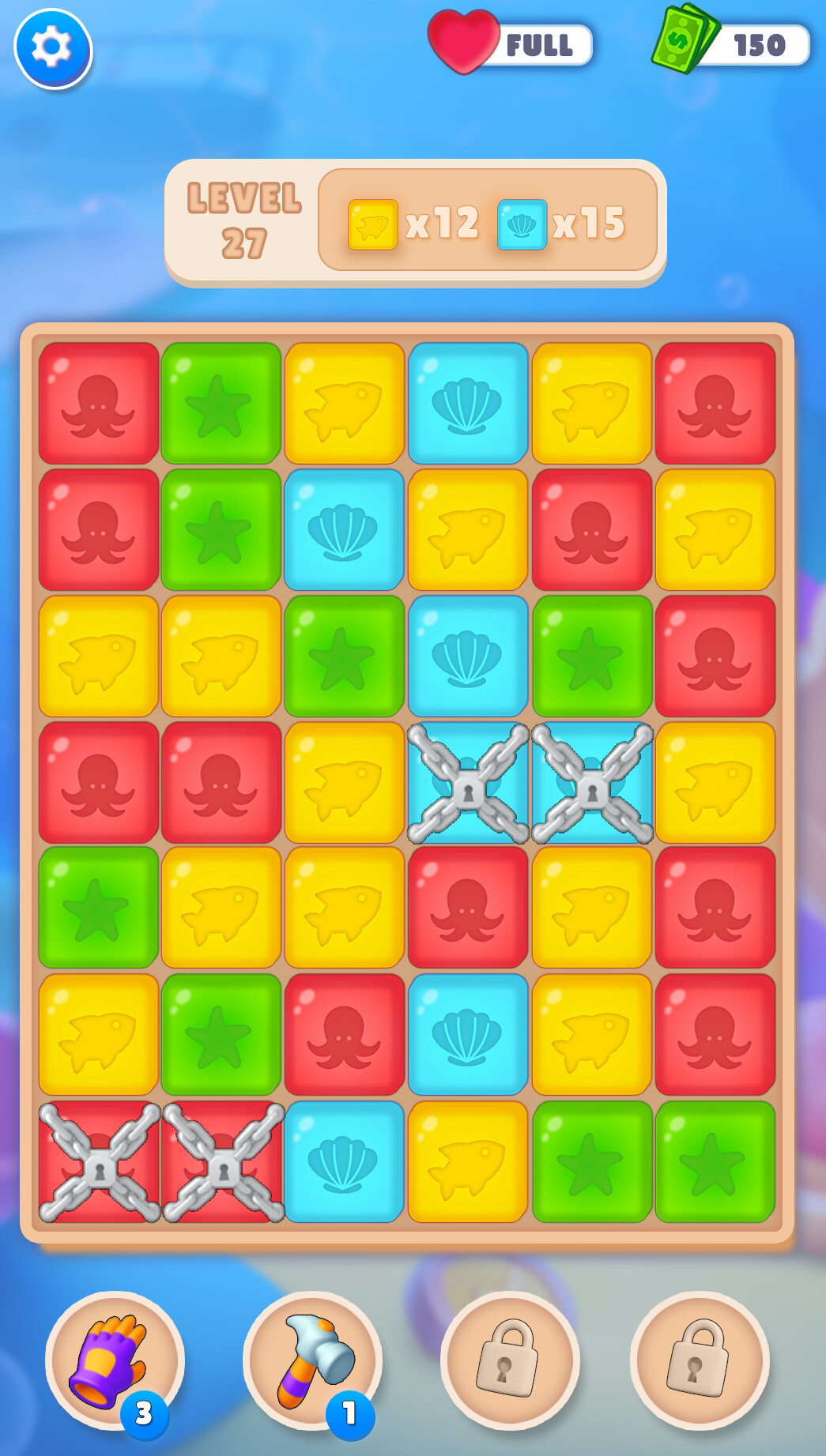 ArtStation - AQUA MATCH - Match 3 game