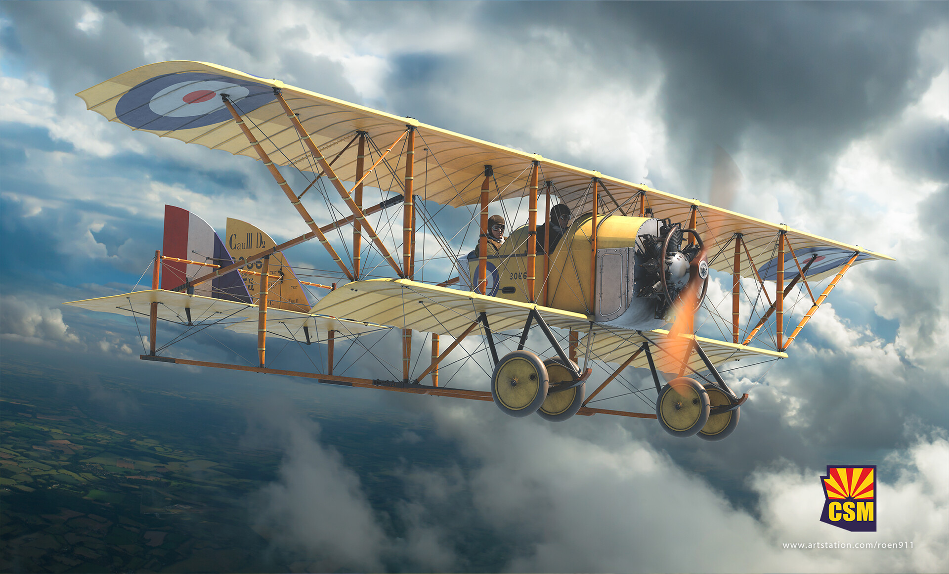 ArtStation - CSM - Caudron G.III
