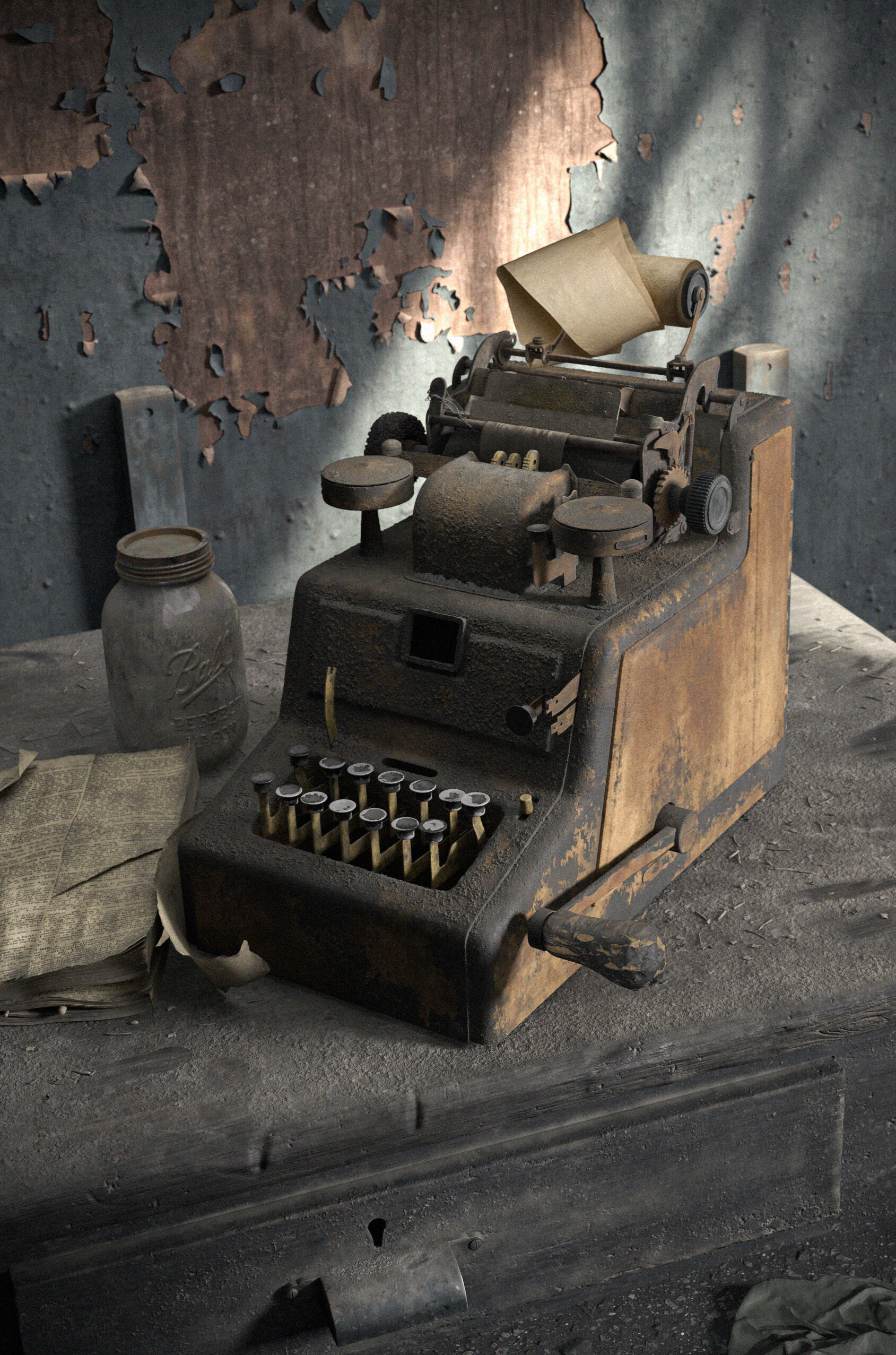 ArtStation - Old Invoice Machine