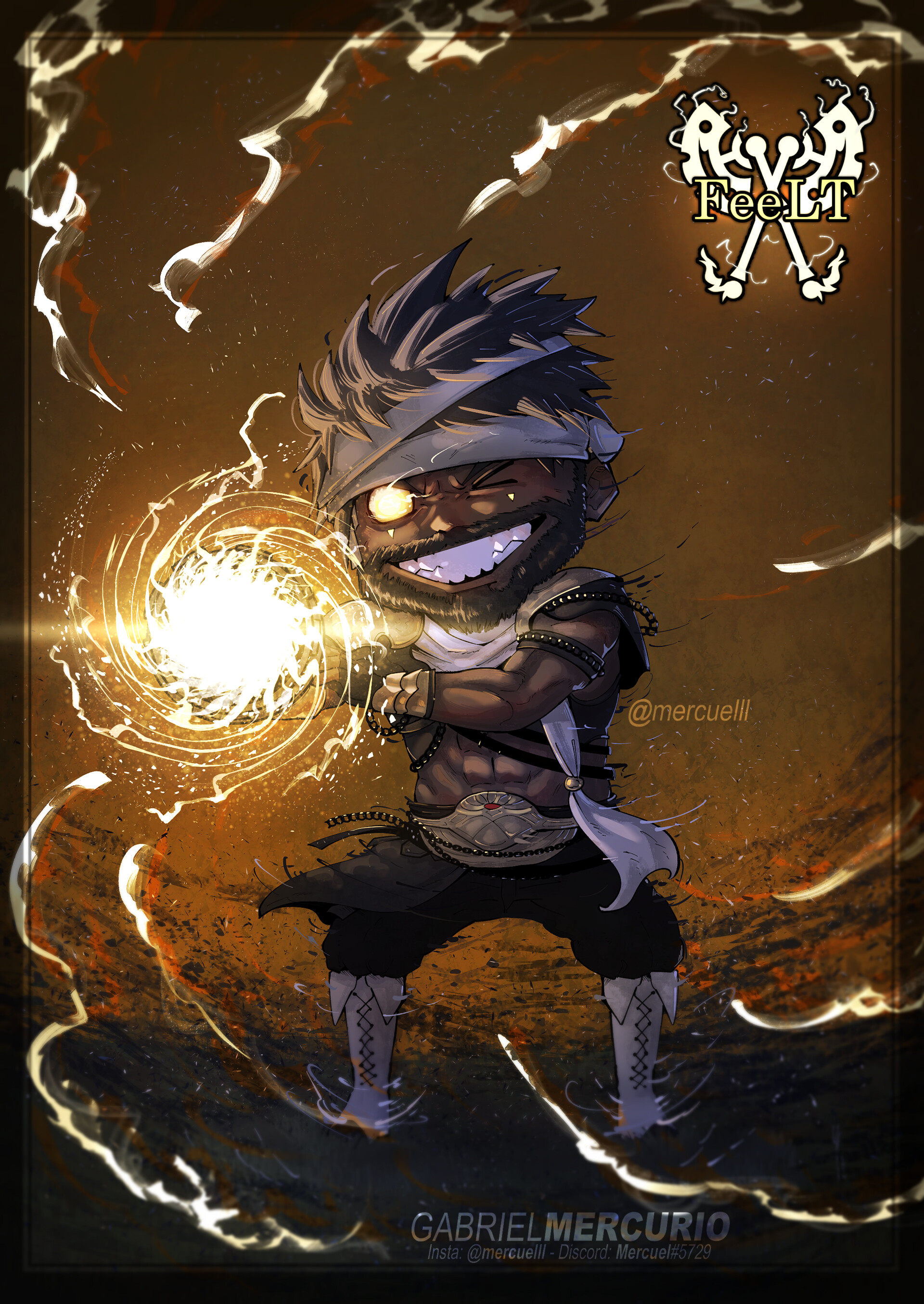 ArtStation - BDO Chibi Berserker "FeeLT" - Commission