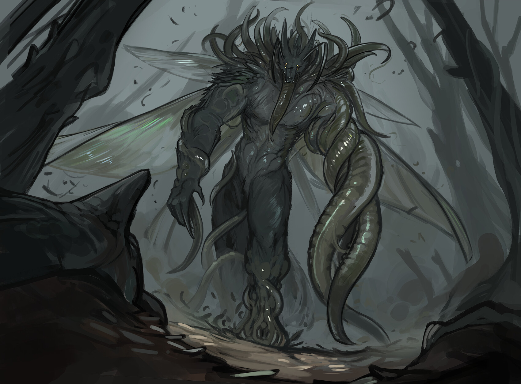 ArtStation - Larvalid werewolf alpha