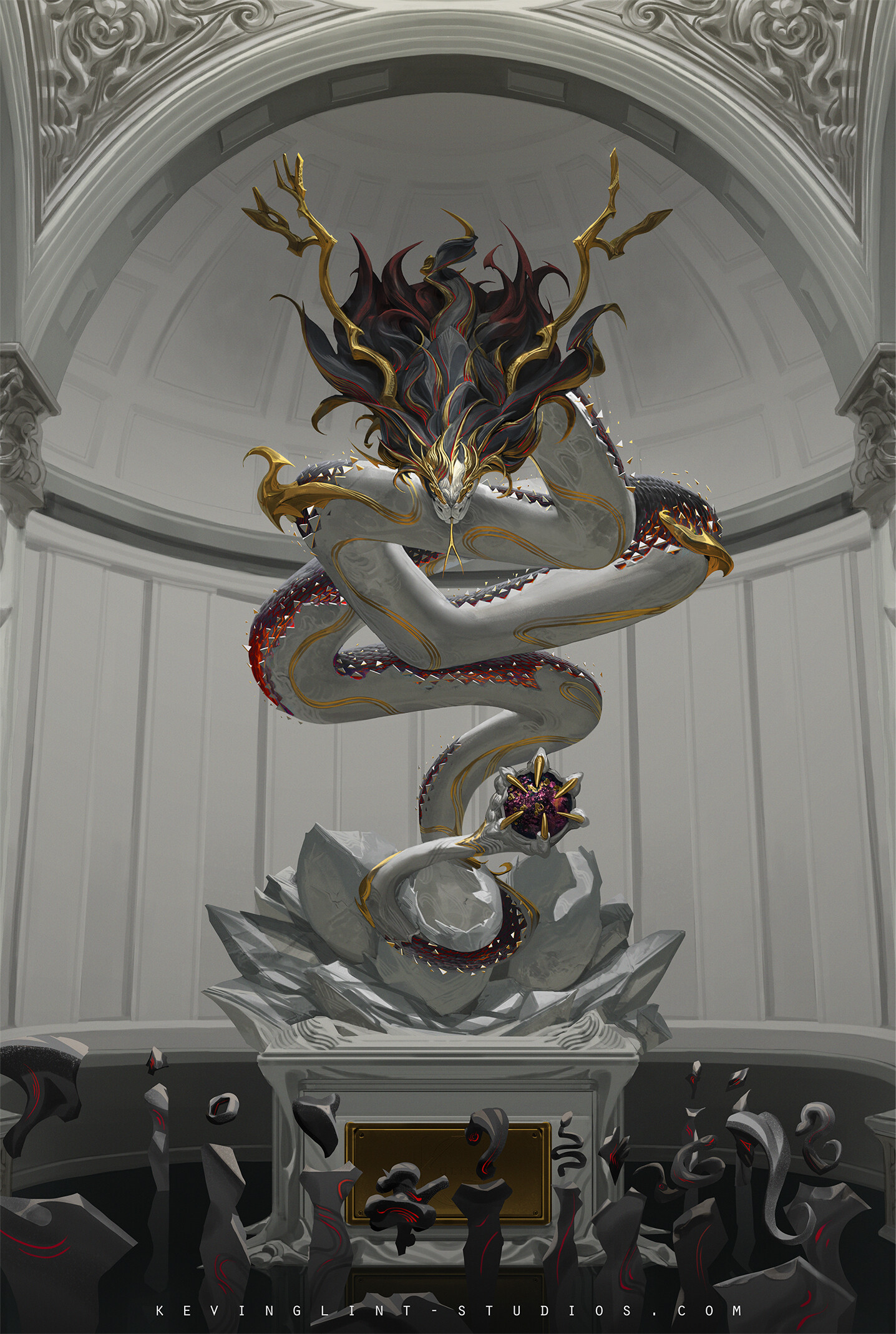 ArtStation - The Immortal Podium: Starlight Serpent