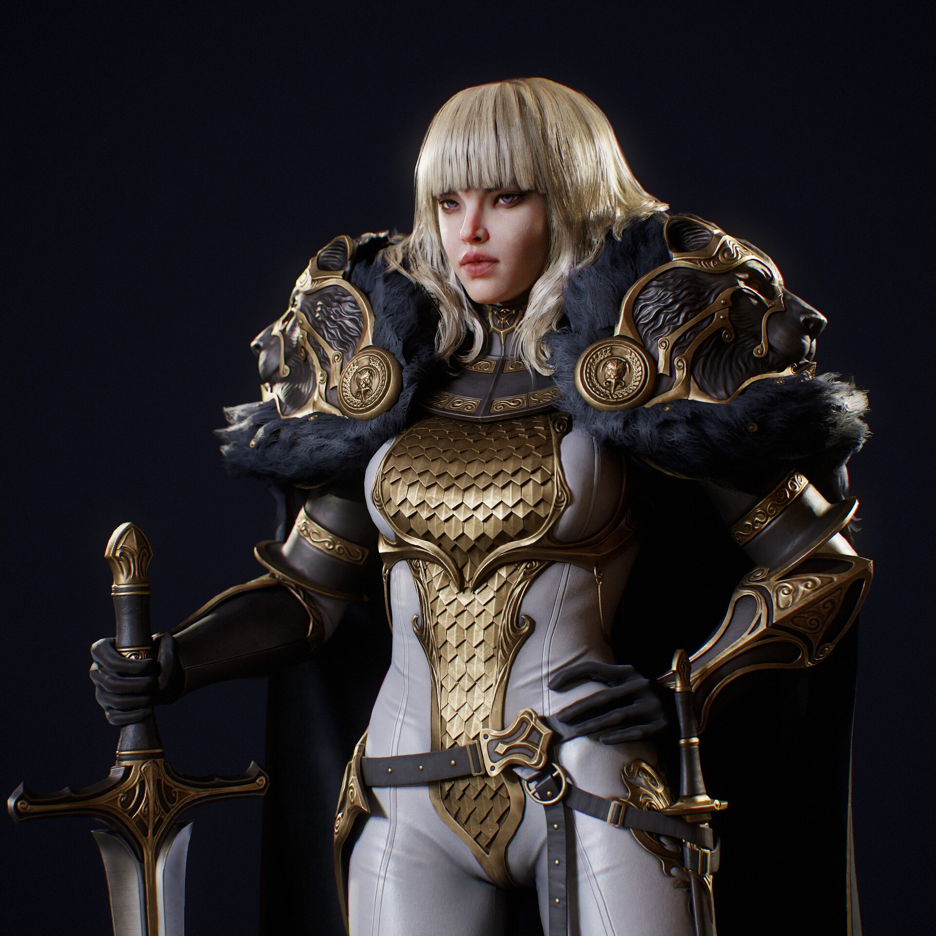 ArtStation - Lion Knight