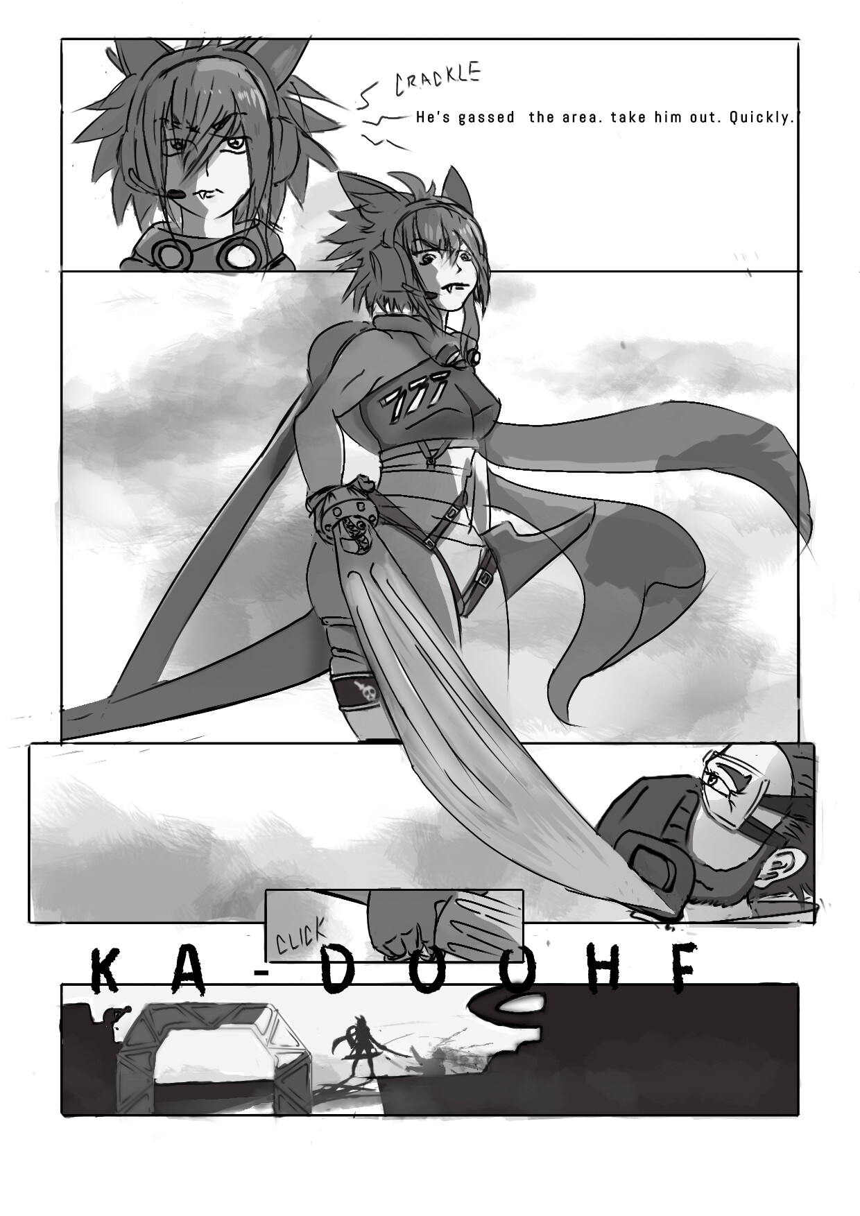 ArtStation - Cat girl comic