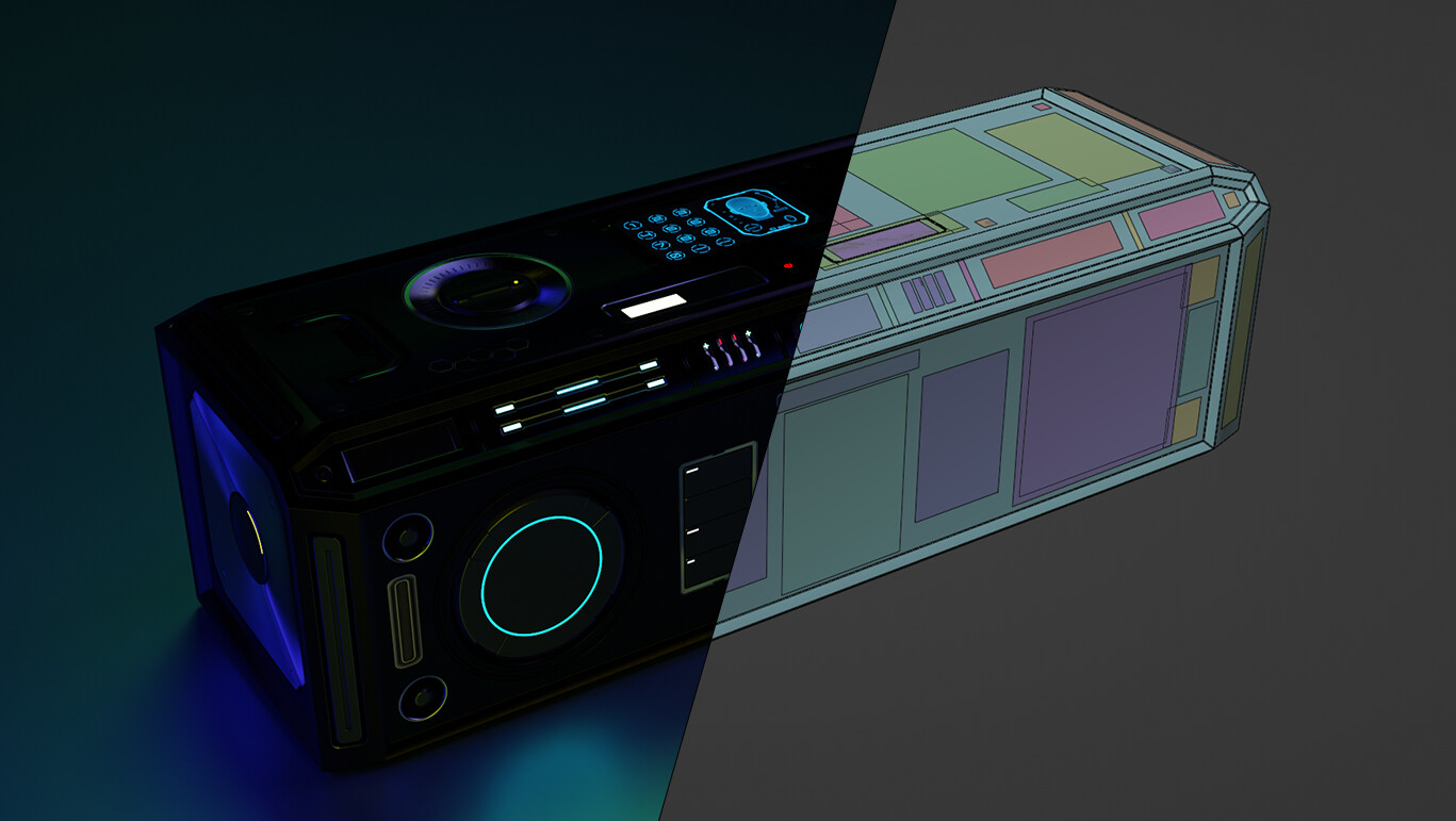 ArtStation - Sci-Fi Speaker