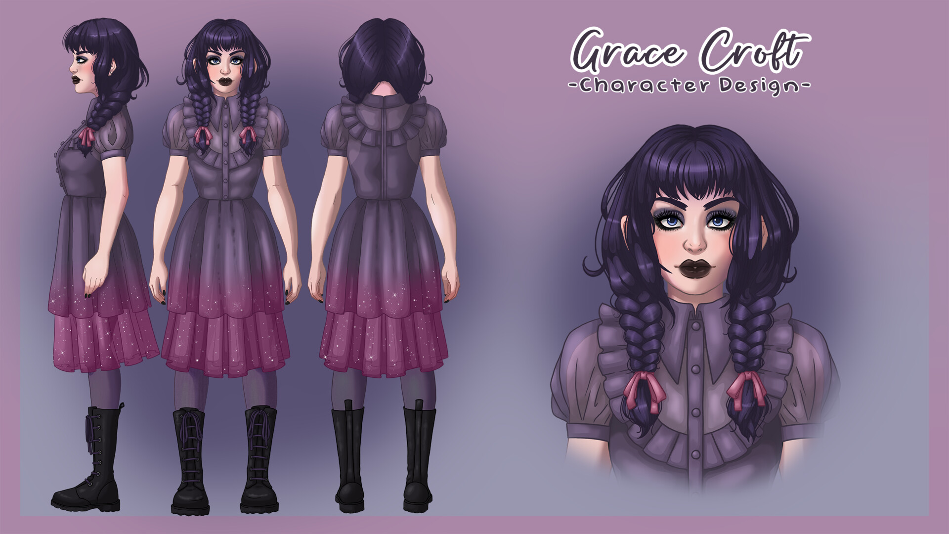 ArtStation - Undergrad Year 3 - 601 Mini-World-Building Project - Witch