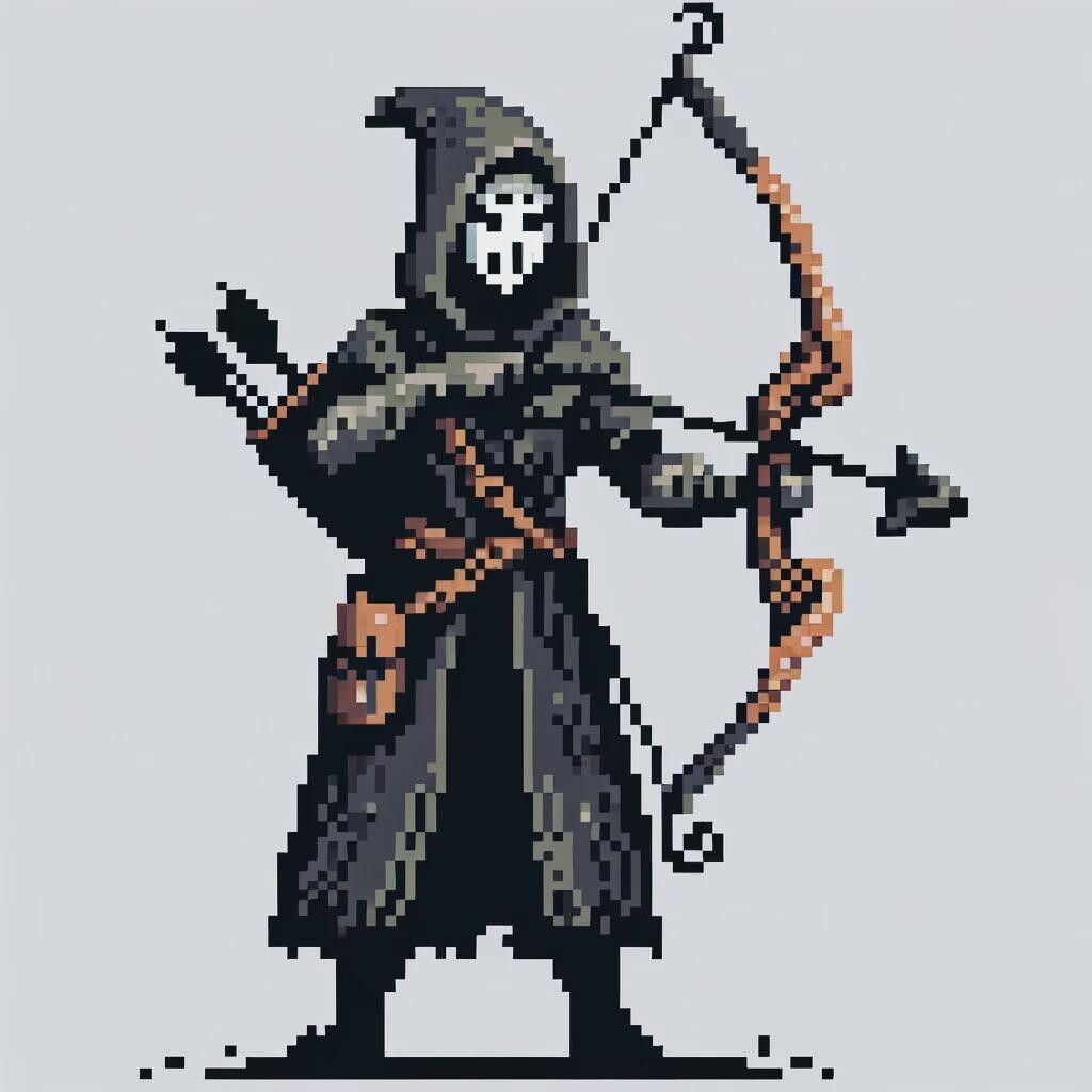 ArtStation - something different archer i make in Pixel art