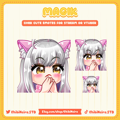 thinking chibi emote