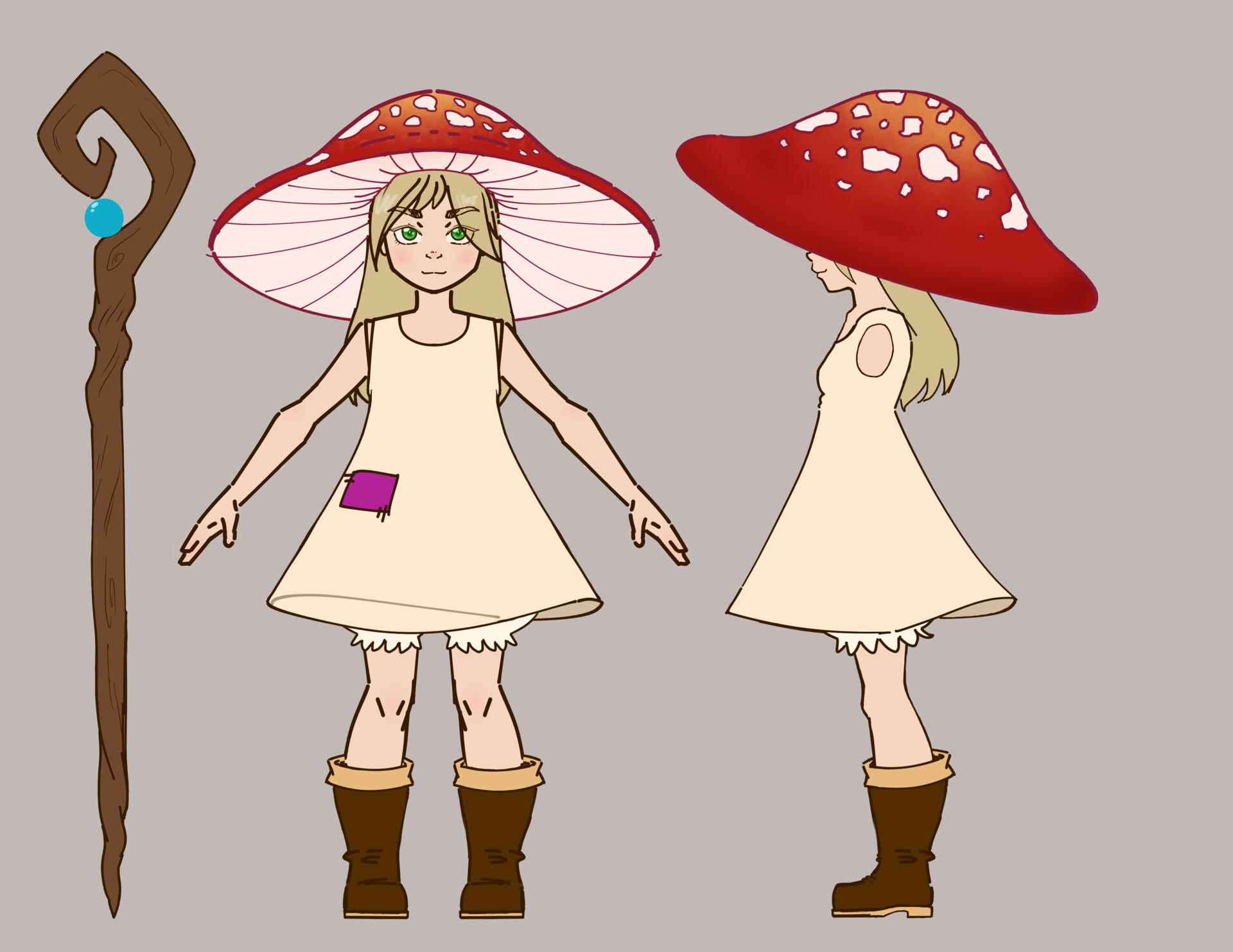 ArtStation - Fantasy Character Concept Sheet for 3D Modeling