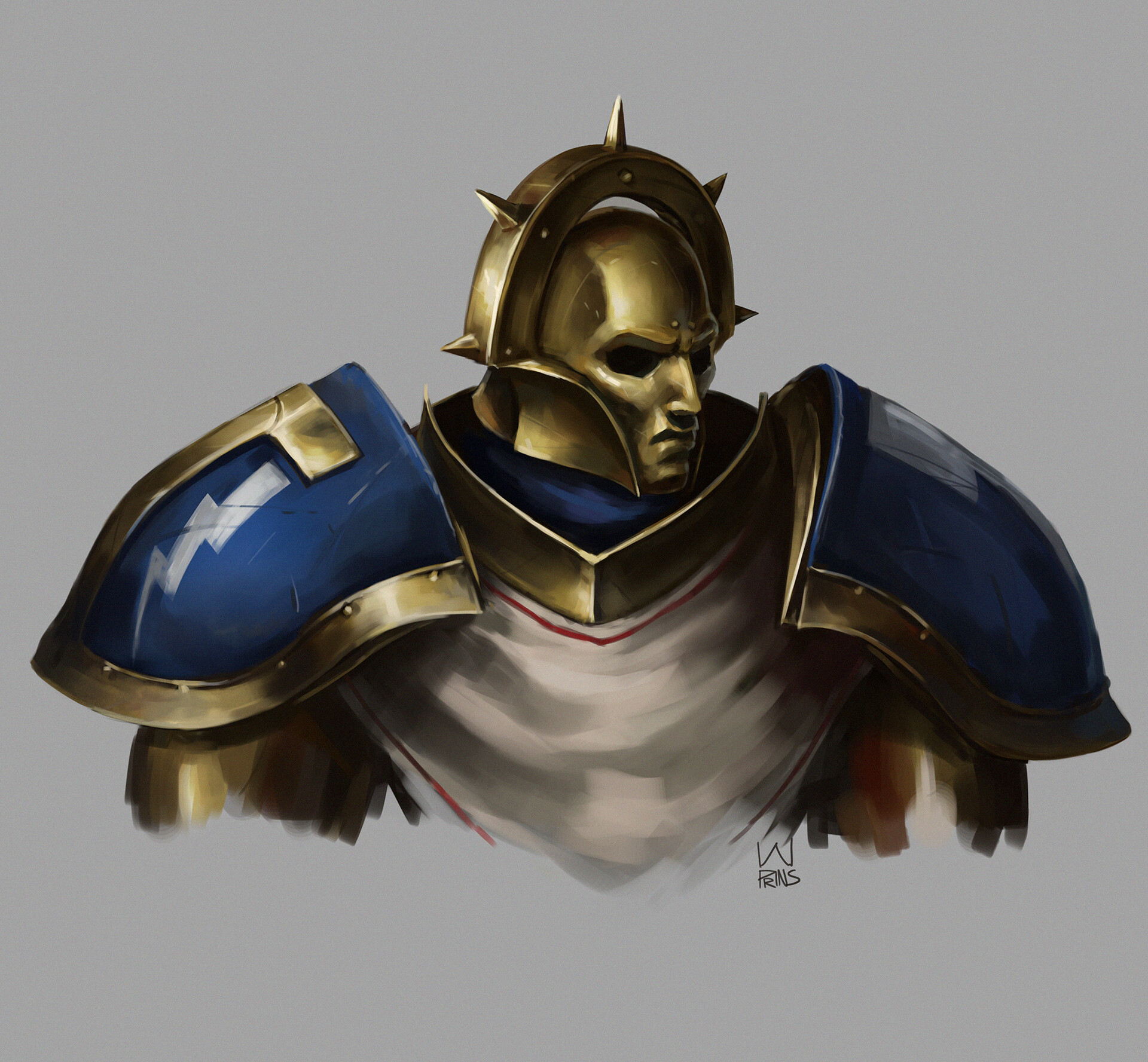 ArtStation - Stormcast Eternal Sequitor Portrait - Warhammer Age of Sigmar