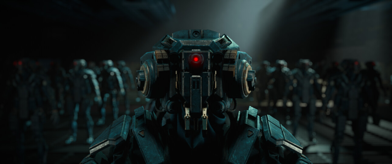 ArtStation - Chappie - Compositing Practice