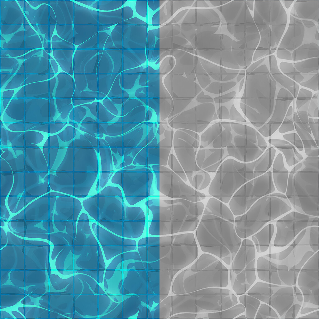 Seo Won Lee - Stylized Water wave - Substance Designer