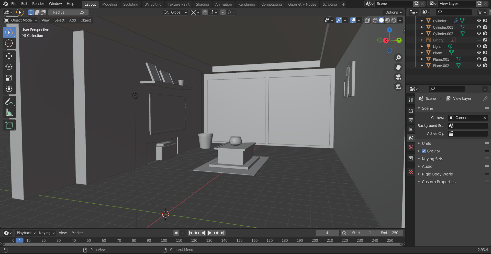 ArtStation - Interior Livingroom WIP
