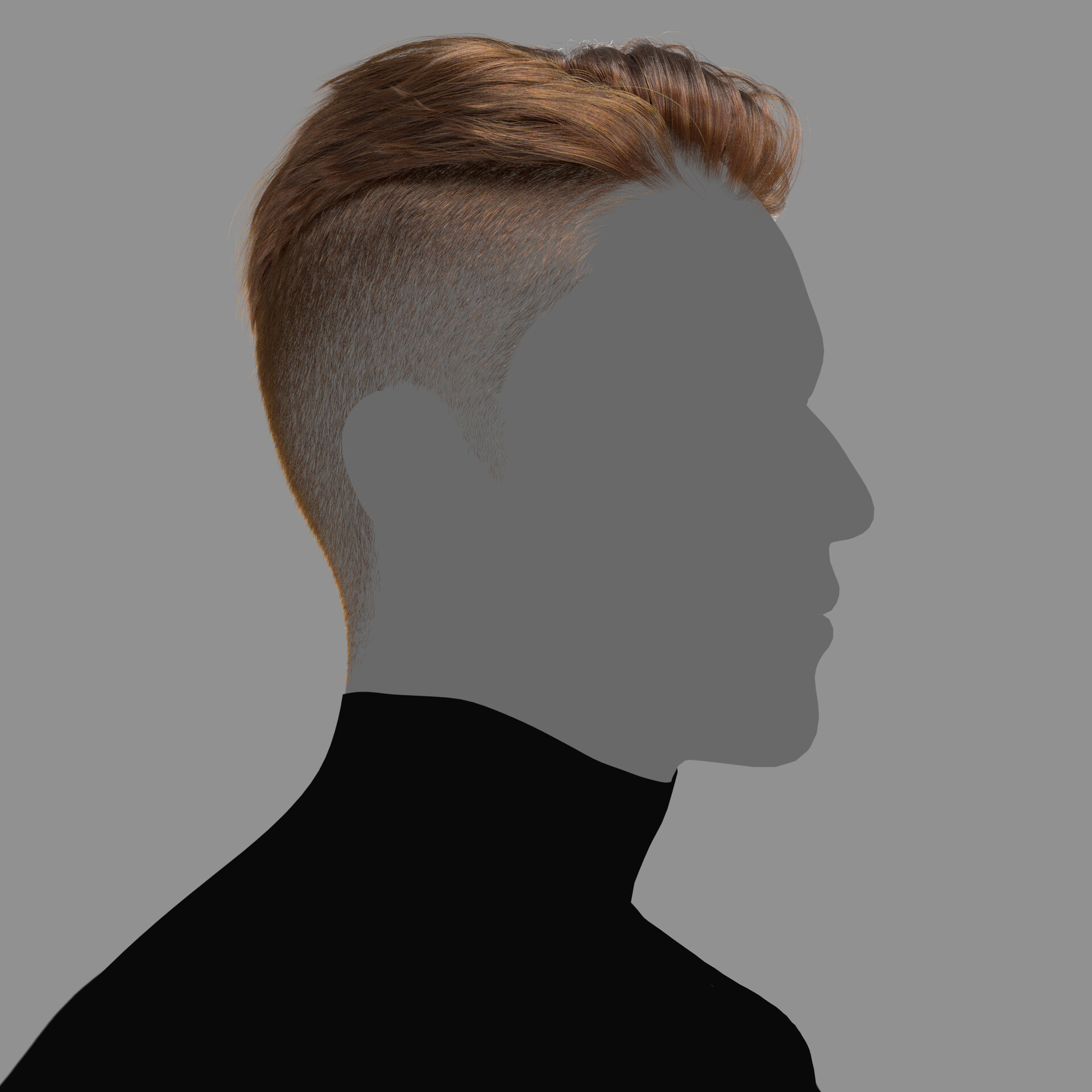 ArtStation - Male Hairstyle