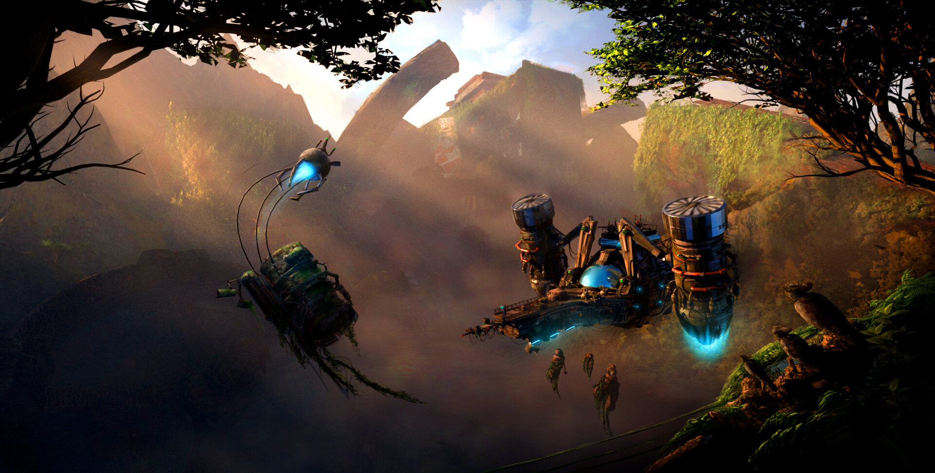 ArtStation - Scrap scavenger ship