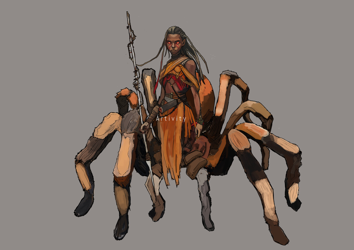 ArtStation - "Eight legs, infinite possibilities. 🕷️