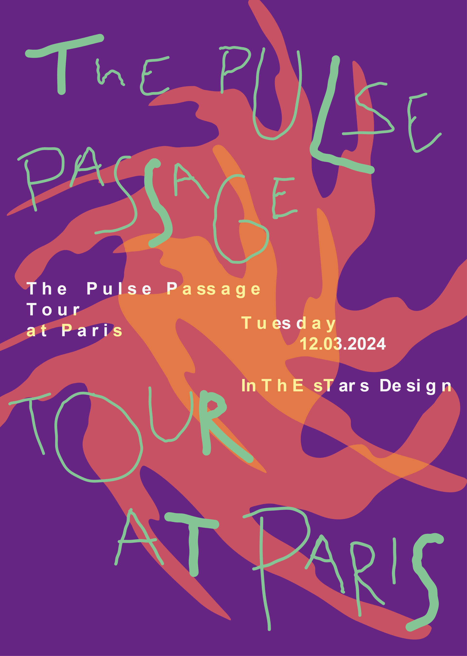 ArtStation - "The Pulse Passage Tour" Poster - Personal Project