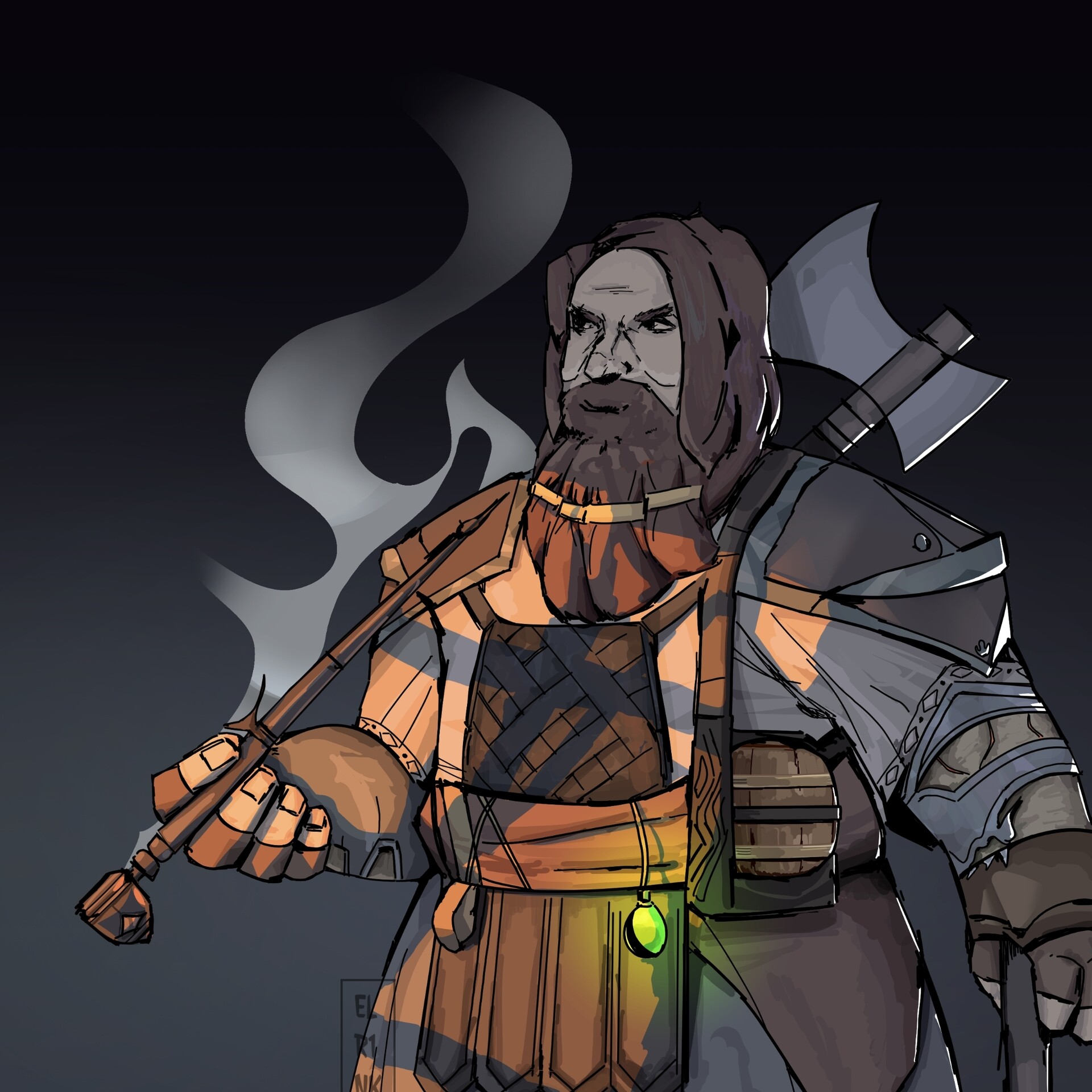 ArtStation - Character Concept (Dwarf)