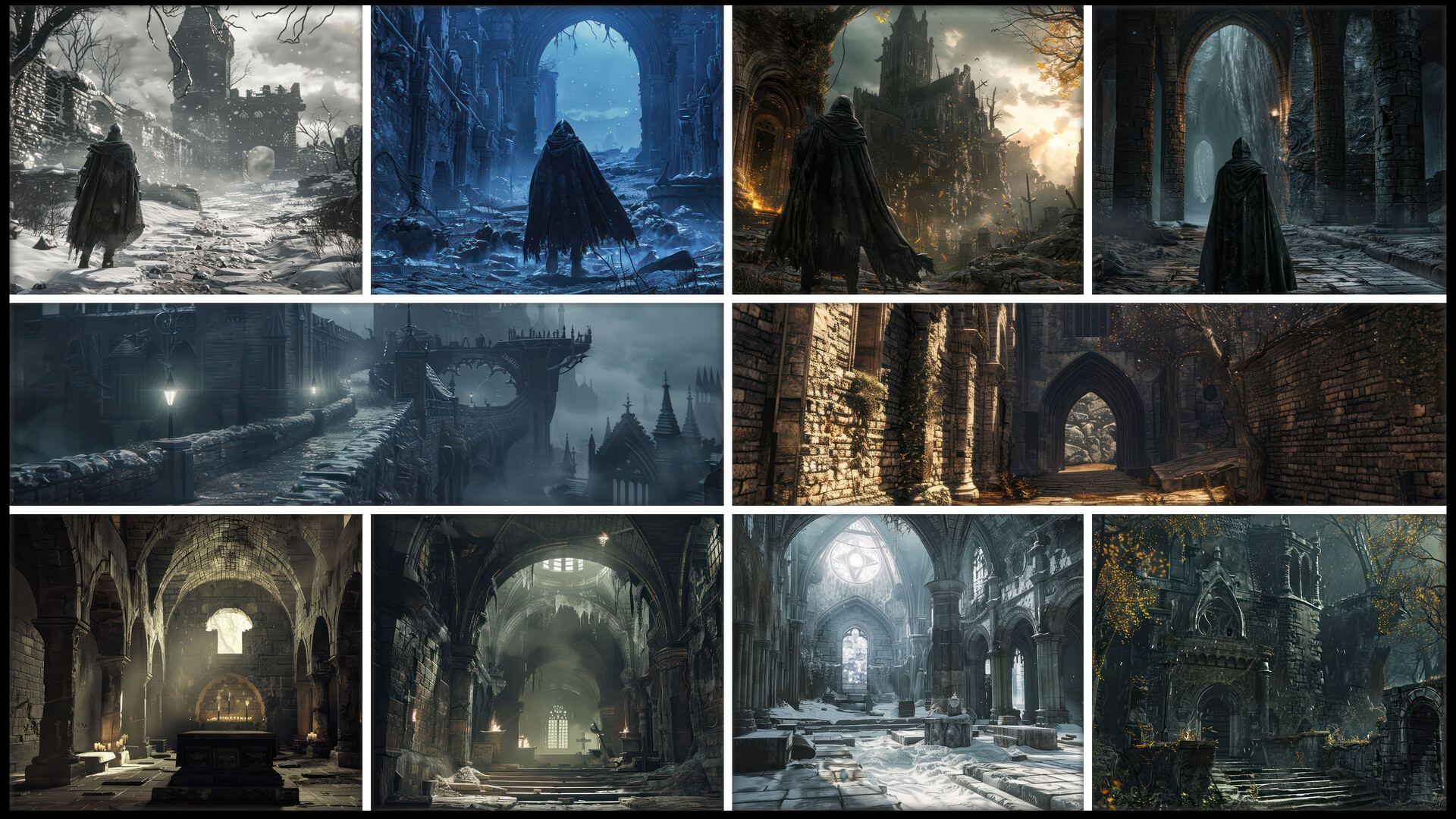 Ferial Concept - 🔹220 Dark Souls Concept Reference Image Pack v.30 |8K|