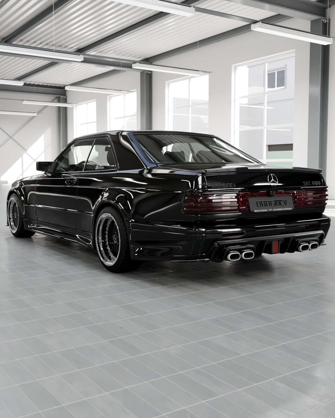 Yasser A. Muhsen - Mercedes-Benz W126 SEC 600 - DRAGINEV X KPORZEE