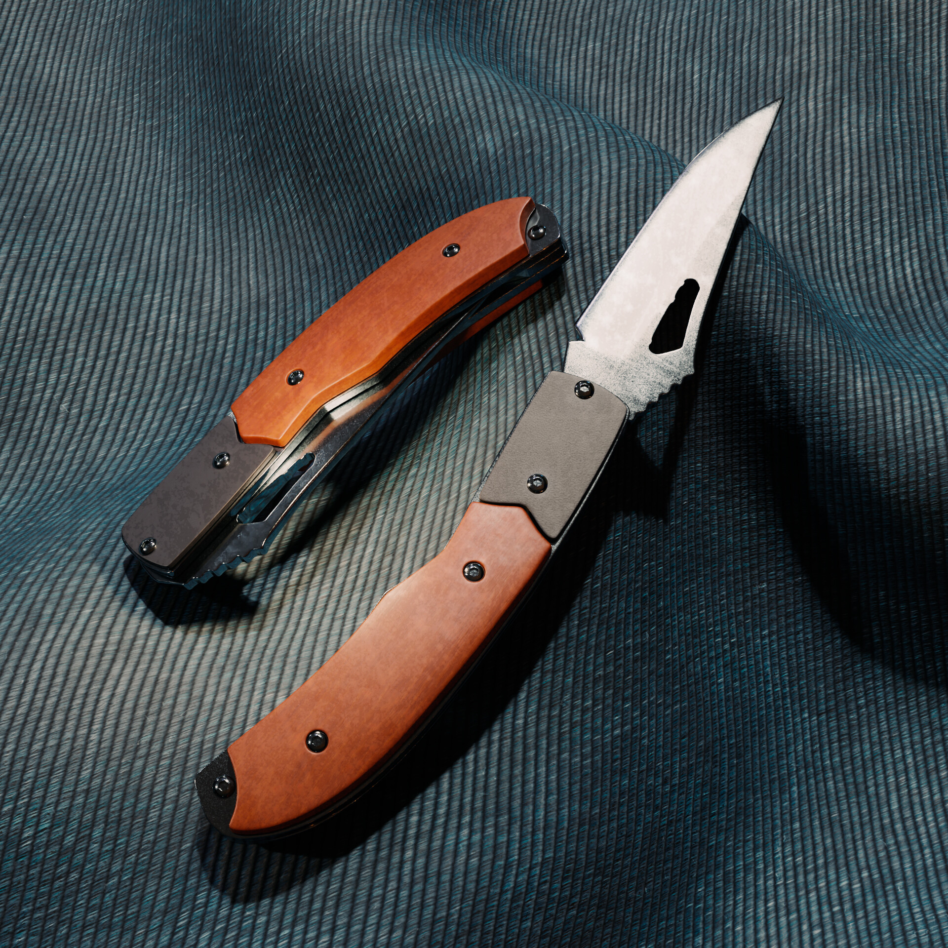 ArtStation - 3d knife, product modeling.