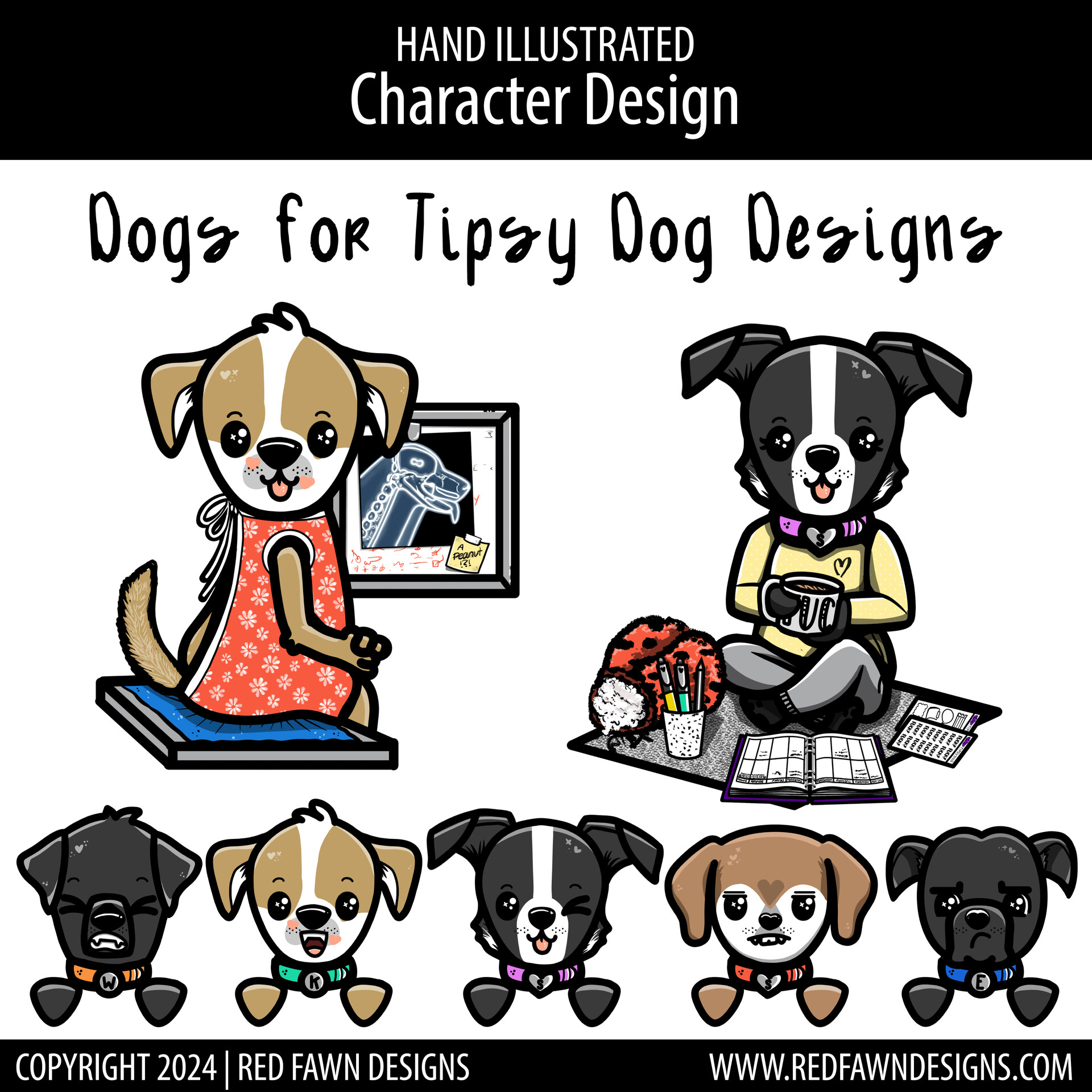 ArtStation - Character Design - Dogs