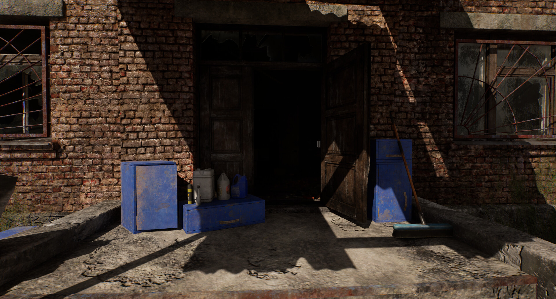 ArtStation - Abandoned Outdoor Auto Repair Shop