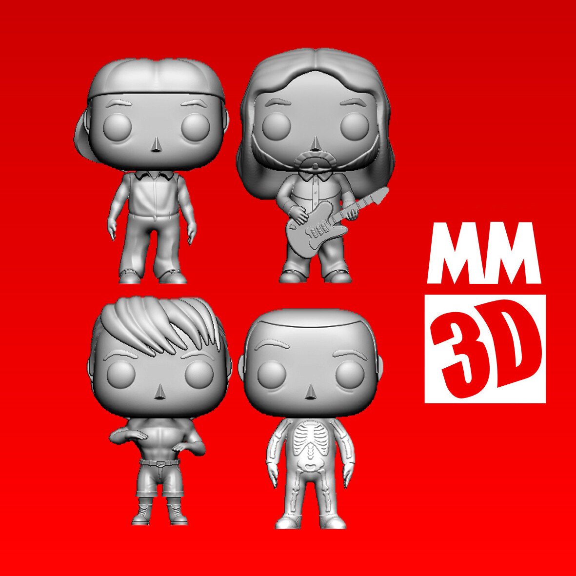 ArtStation - Red Hot Chili Peppers Funkos