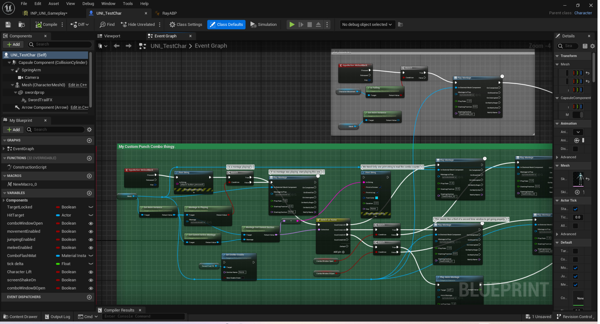 ArtStation - Unreal Animation Blueprints Project