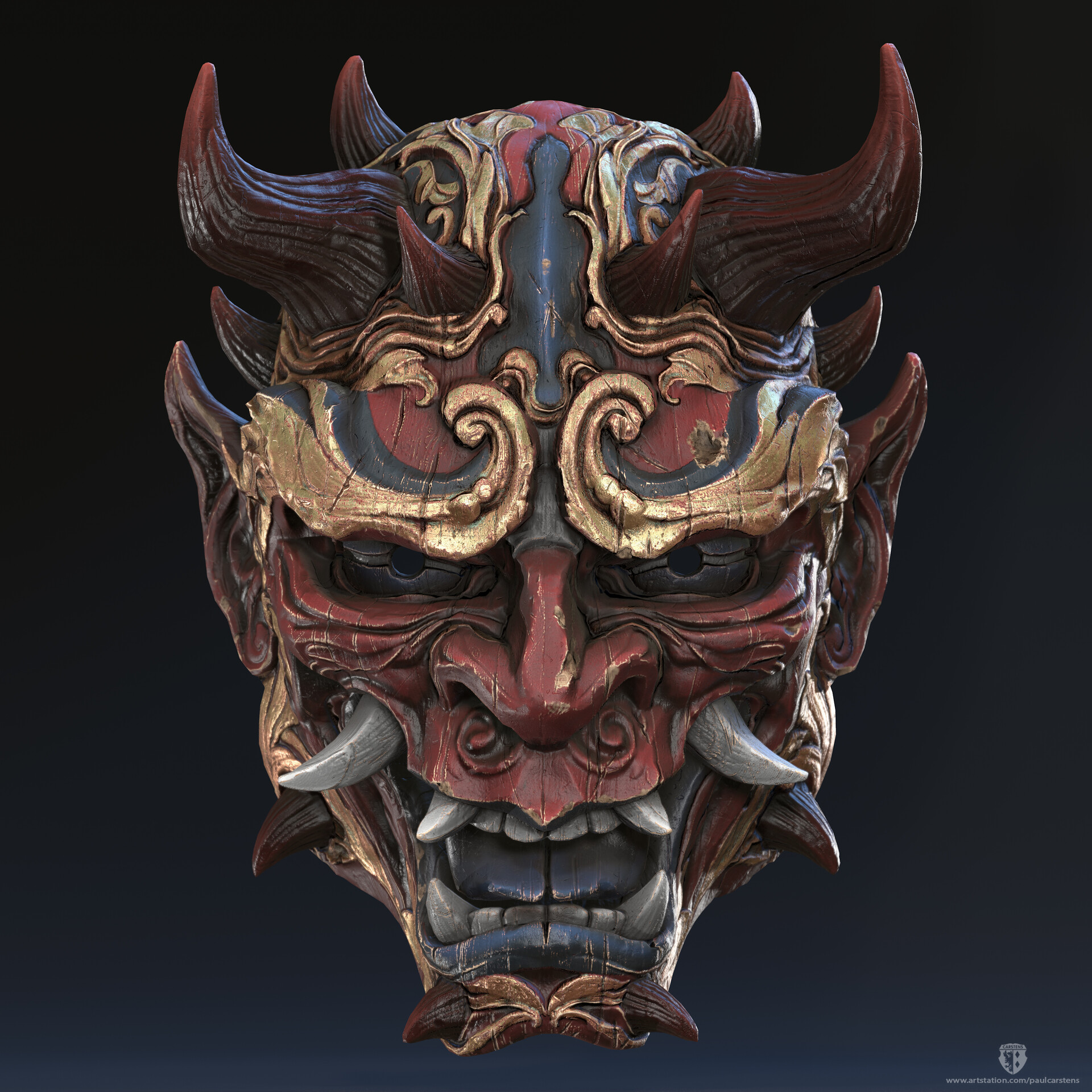 Samurai Demon Mask
