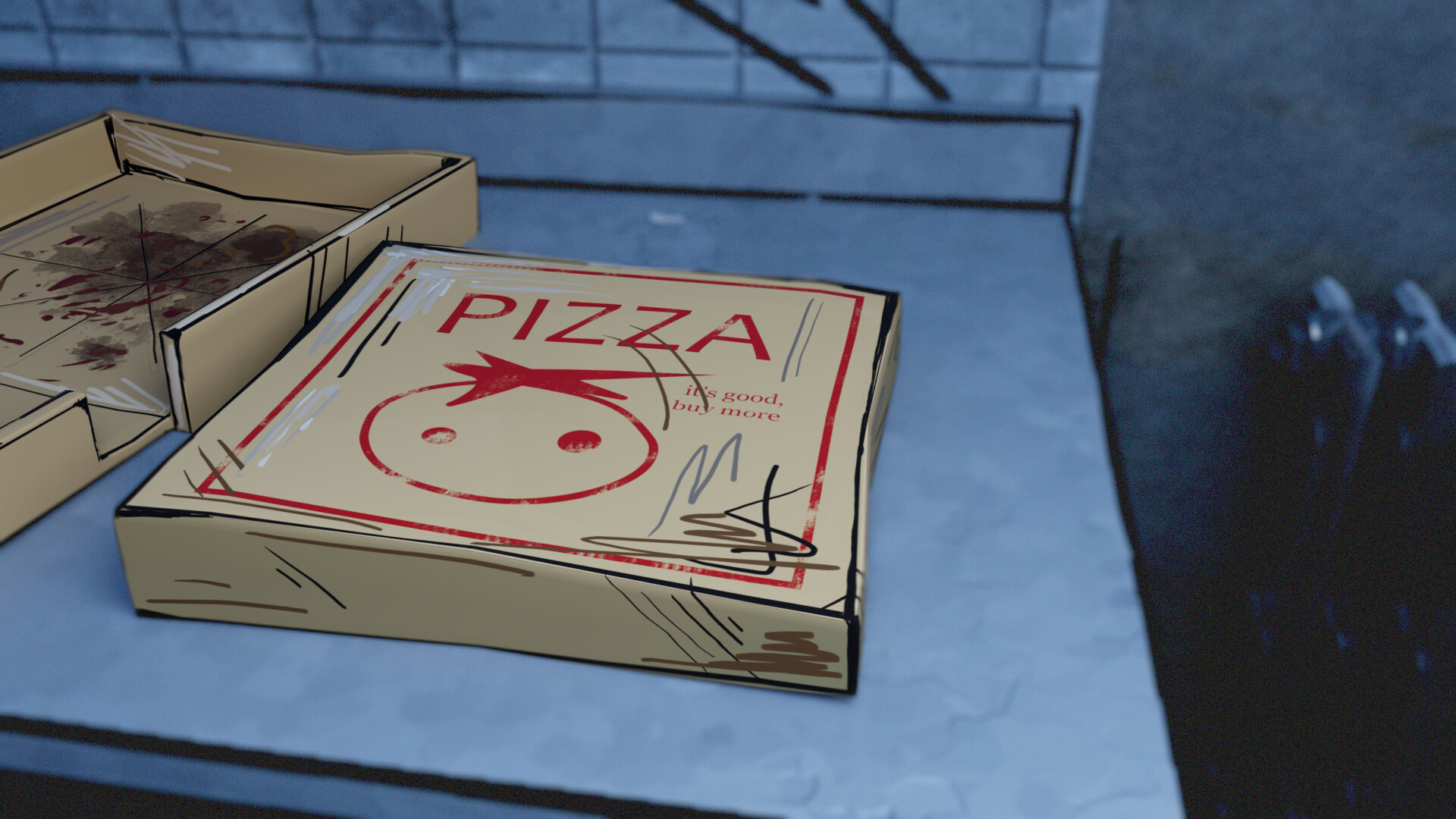 ArtStation - Pizza Box