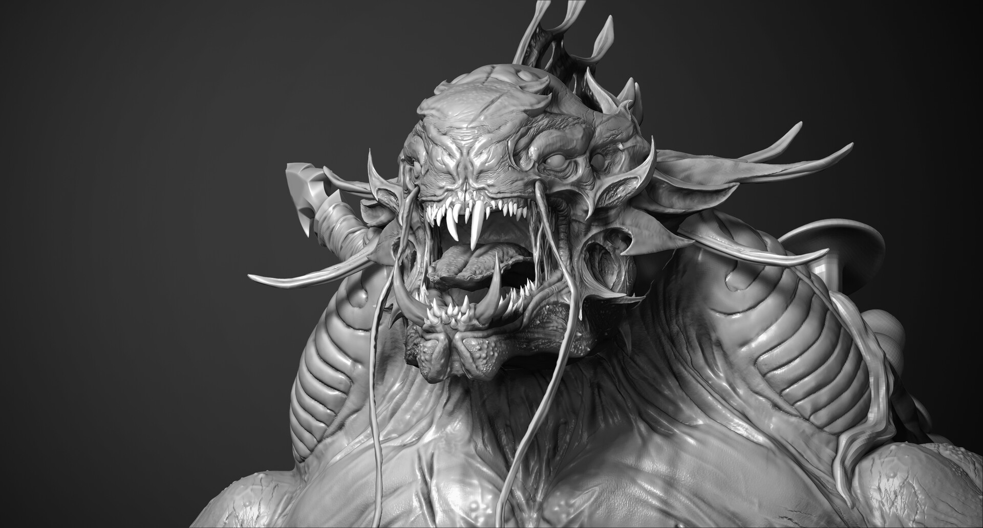 ArtStation - Creature Sculpt study ( original by Kolby Jukes )
