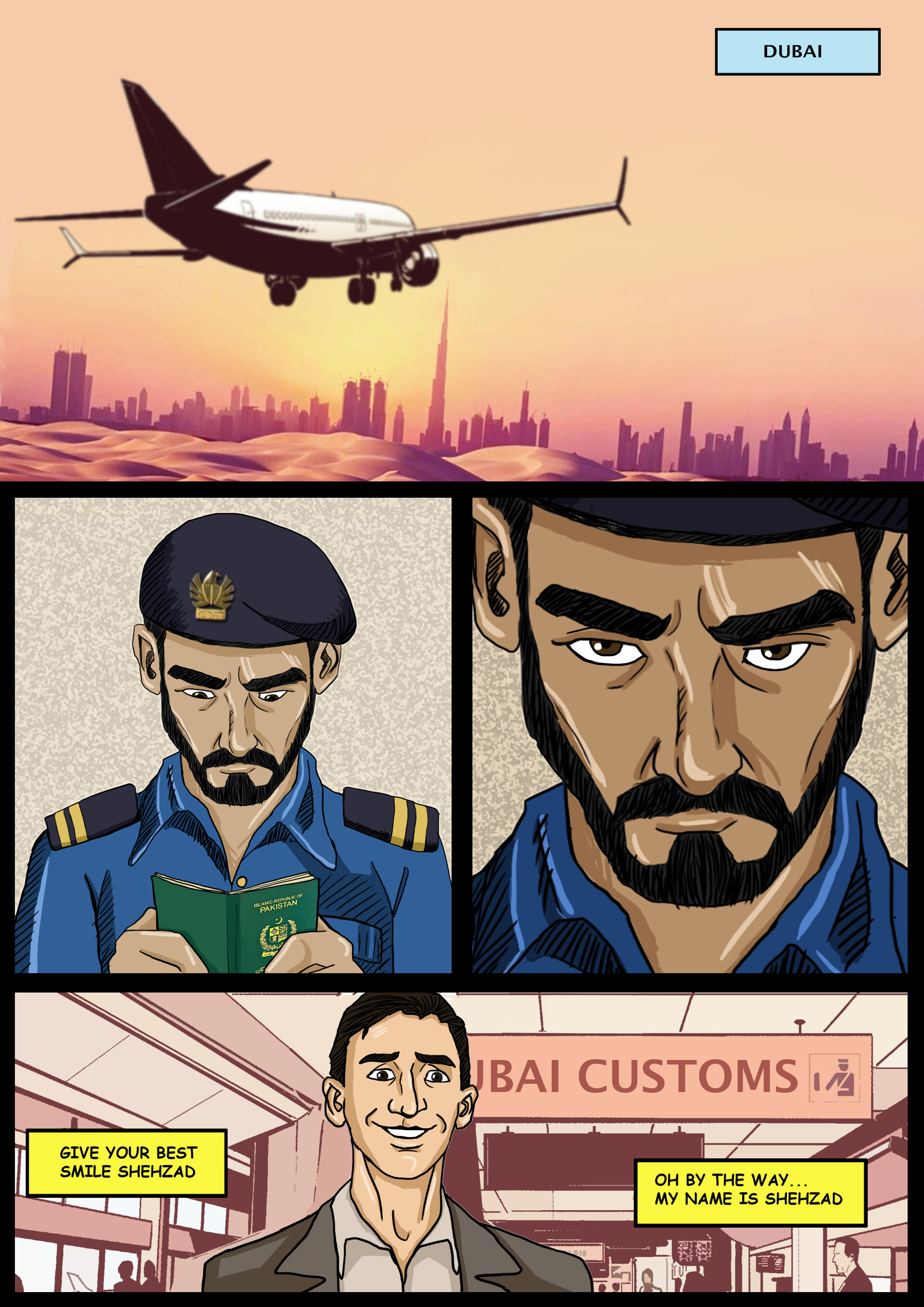 ArtStation - Comic Page for a personal project