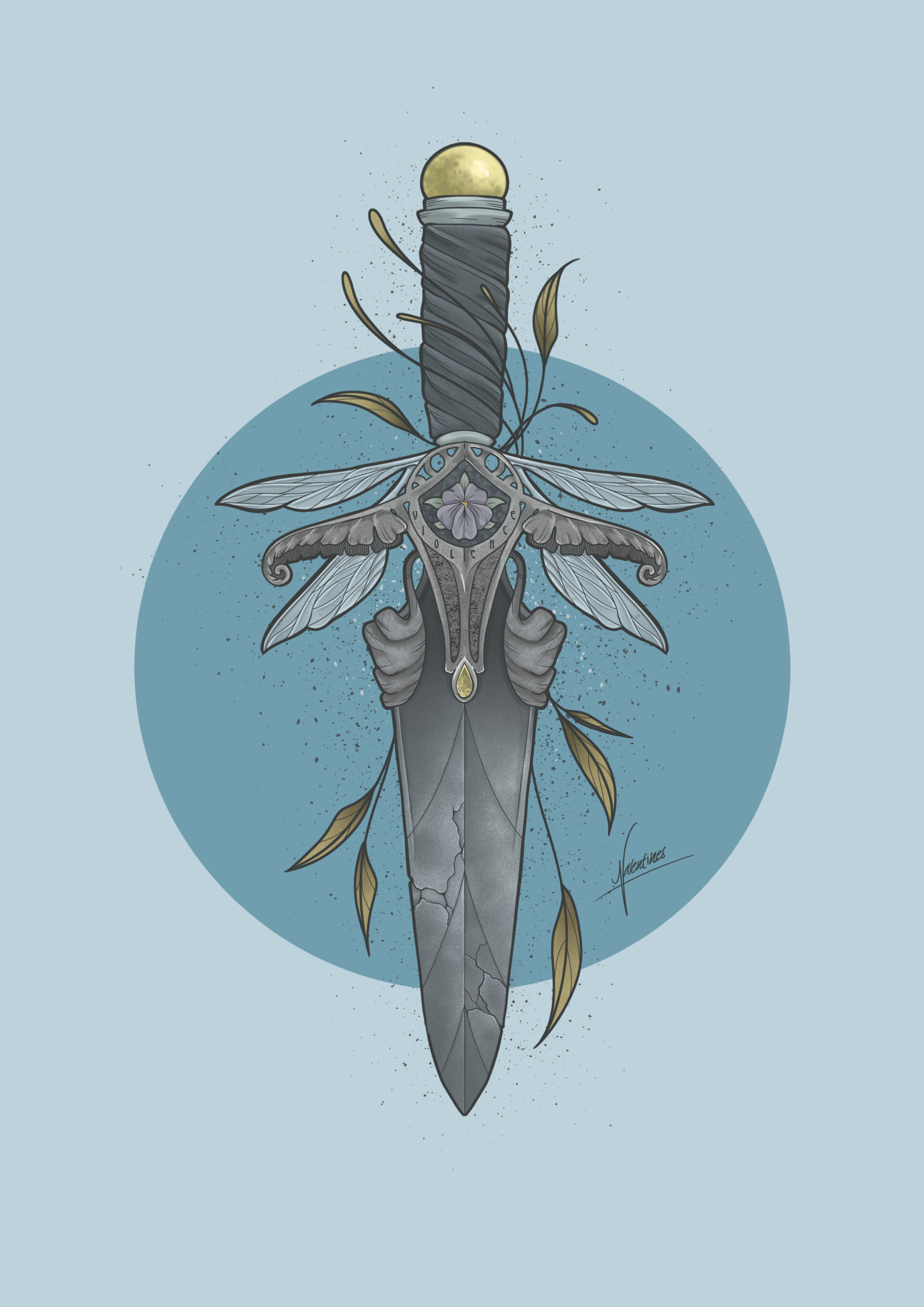 ArtStation - VIOLET SORRENGAIL DAGGER