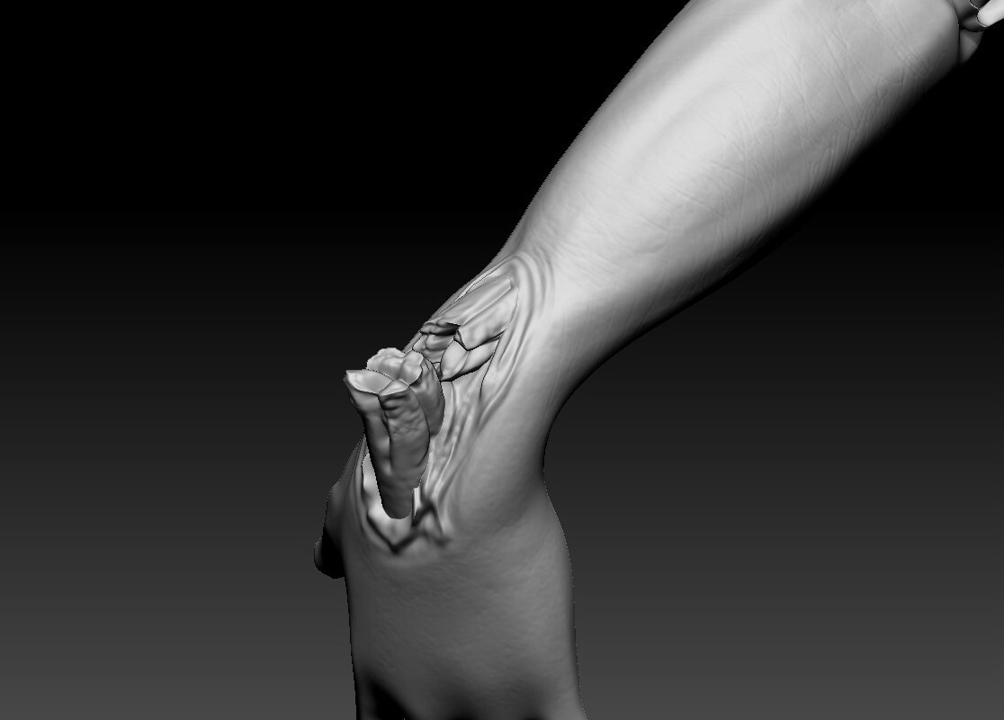 ArtStation - Broken hand