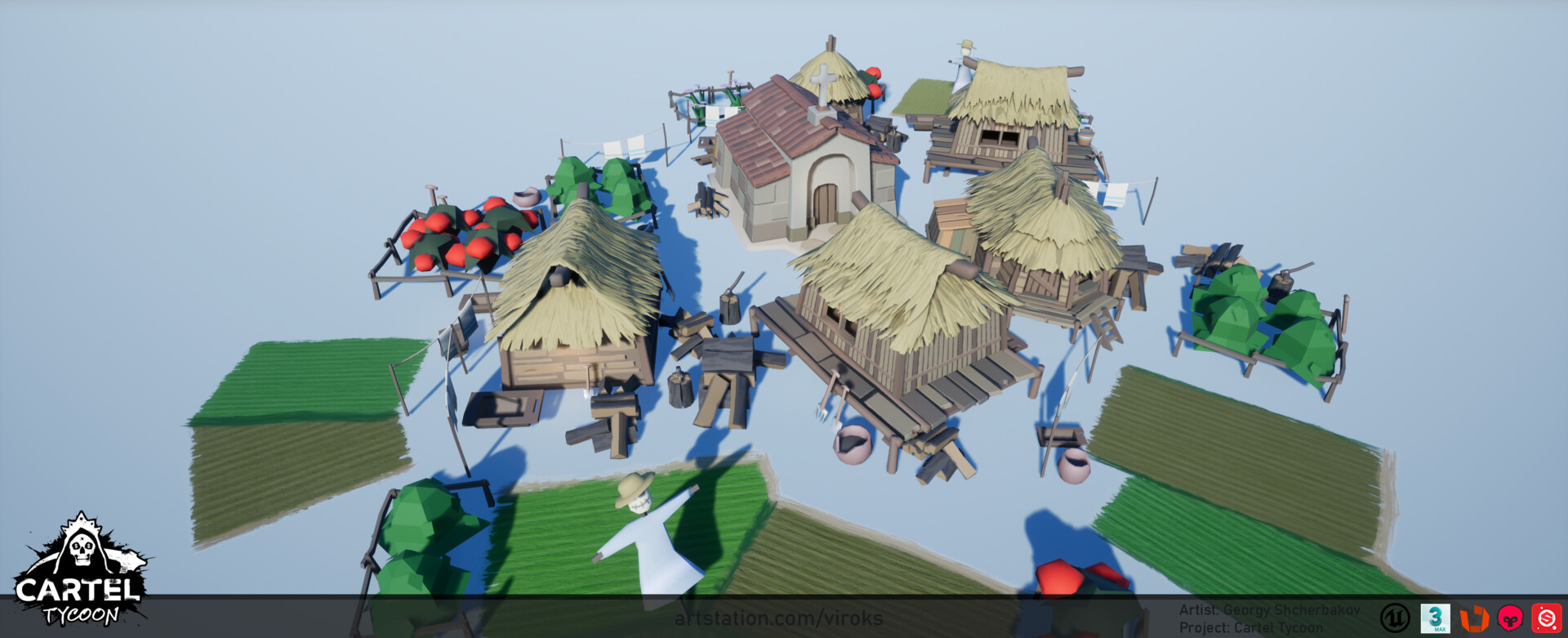 Georgy Shcherbakov - Viroks - Cartel Tycoon models (Buildings,Transport ...