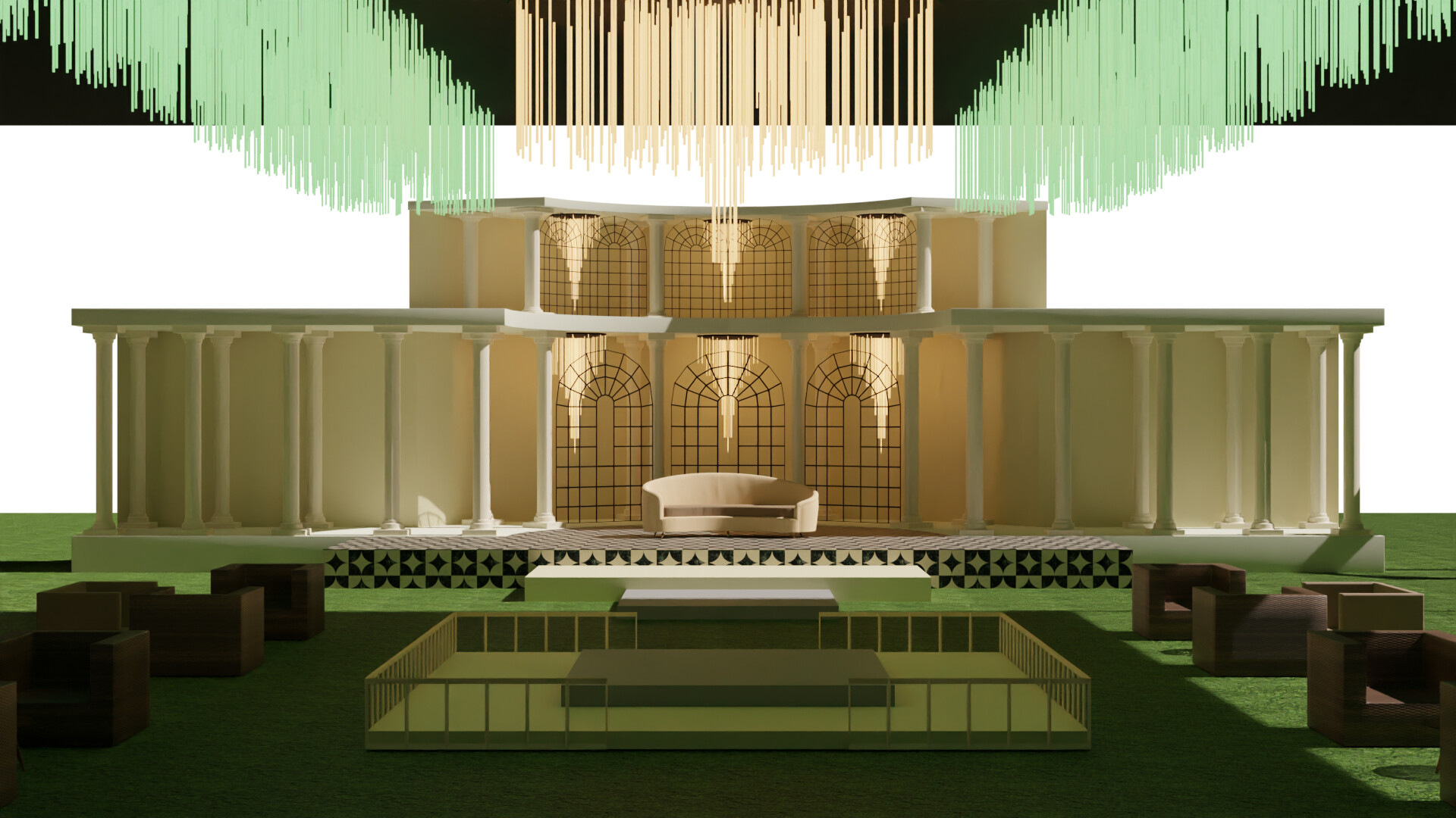 Rahat Al Meem - Big Stage Design for Luxury wedding events