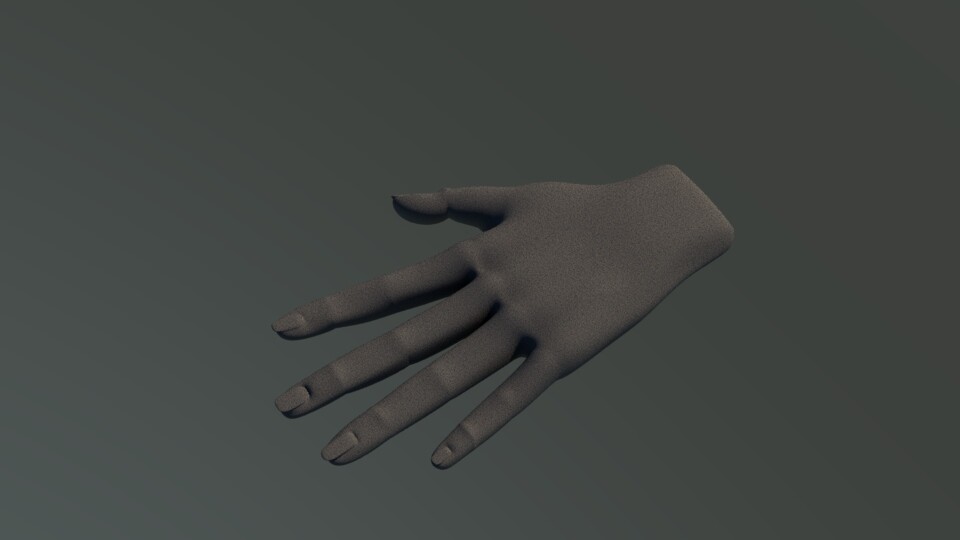 ArtStation - Midpoly hand modelisation with Maya