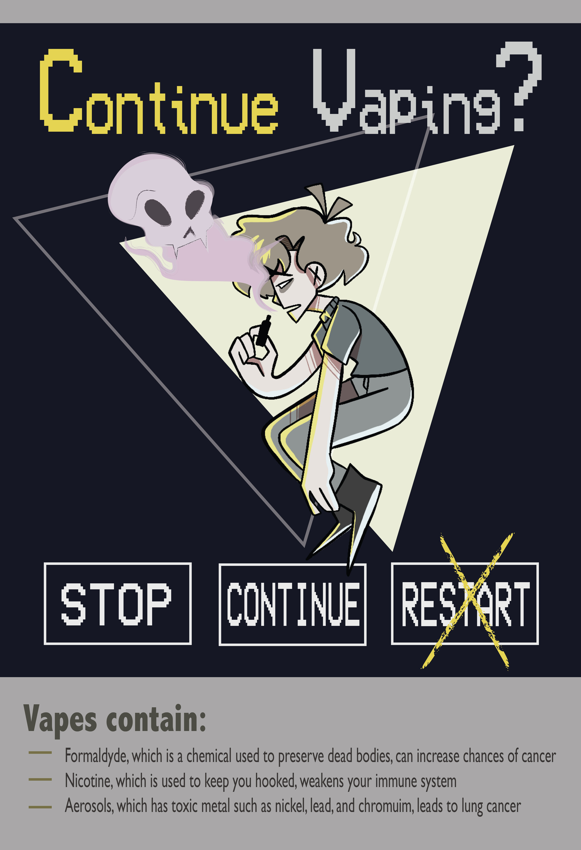 ArtStation - Competition for Anti-Vape Poster Campaign