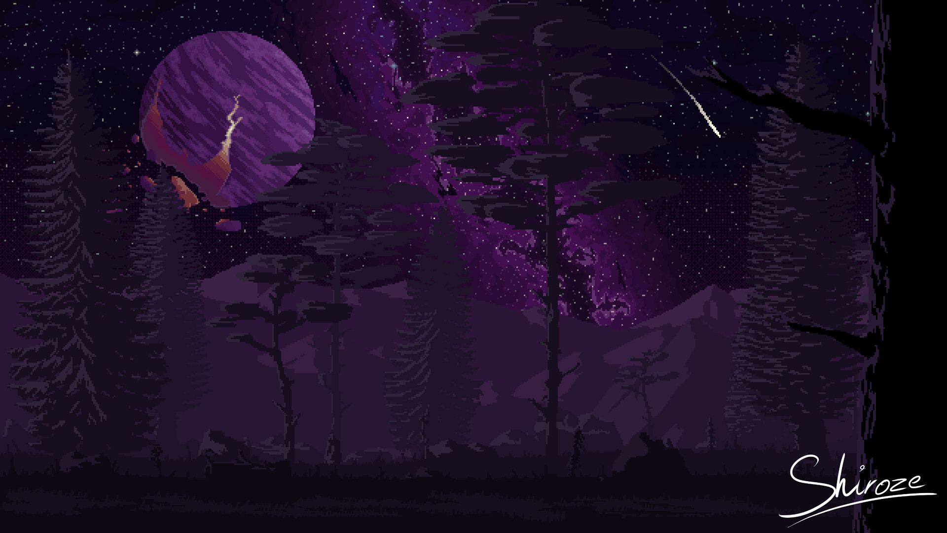 ArtStation - Starry Night - Parallax Background