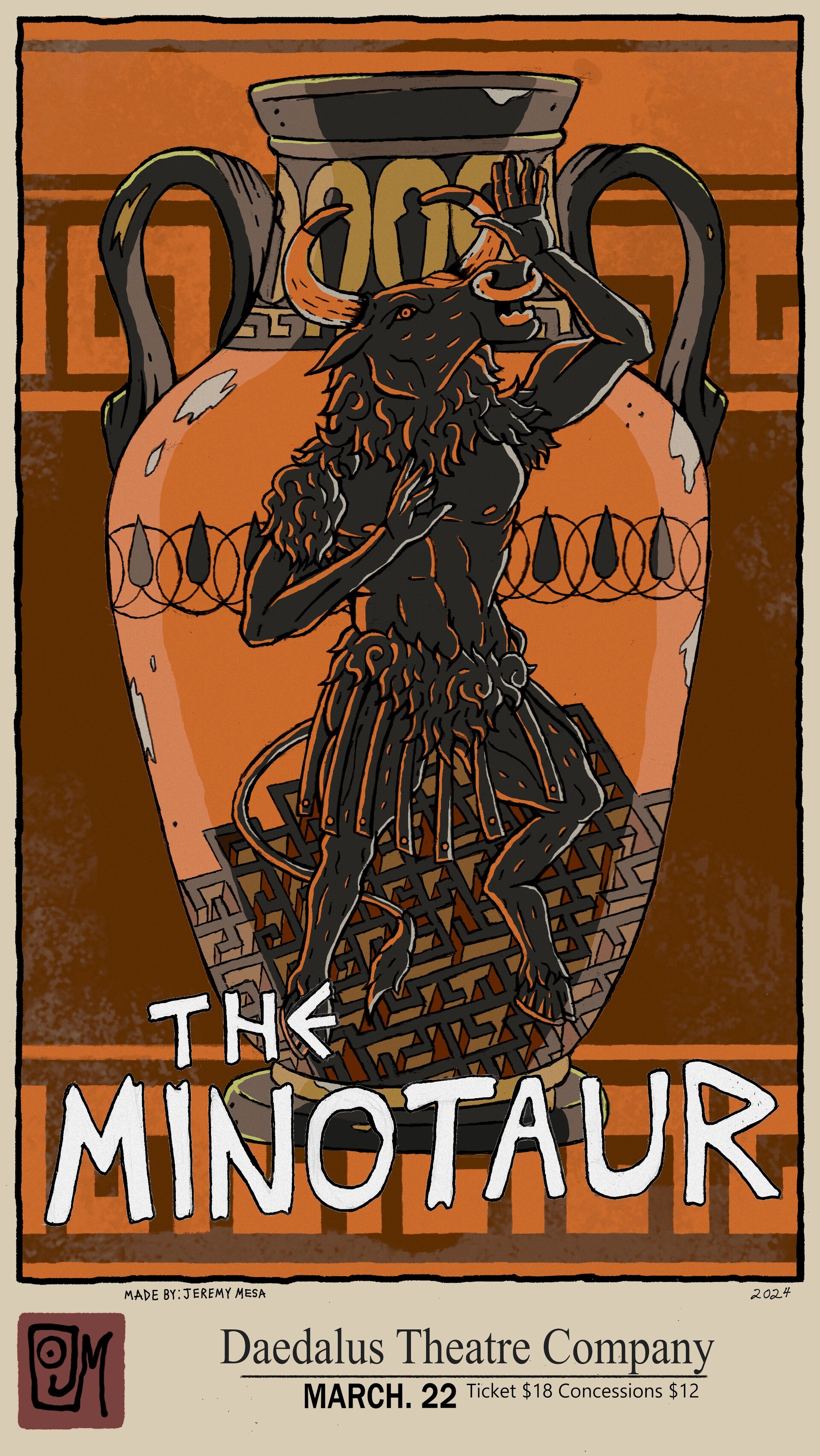 ArtStation - The Minotaur: Daedalus Theater Company